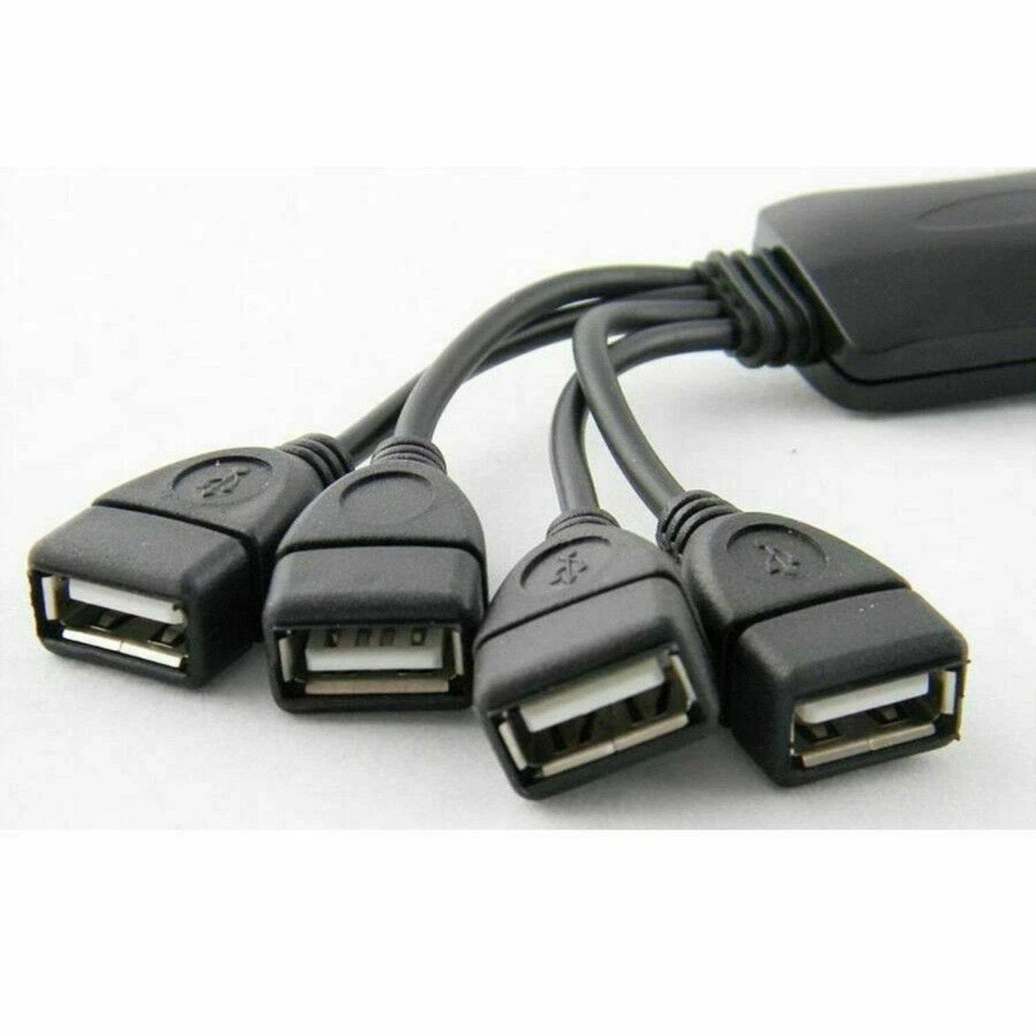 Home Collection 4 Port USB 2.0 High Speed Hub Octopus Splitter – 480 ...
