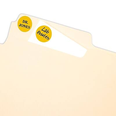 Avery Easy Peel Laser Color Coding Labels, 3/4" Dia, 1,008 Labels/Pack ...
