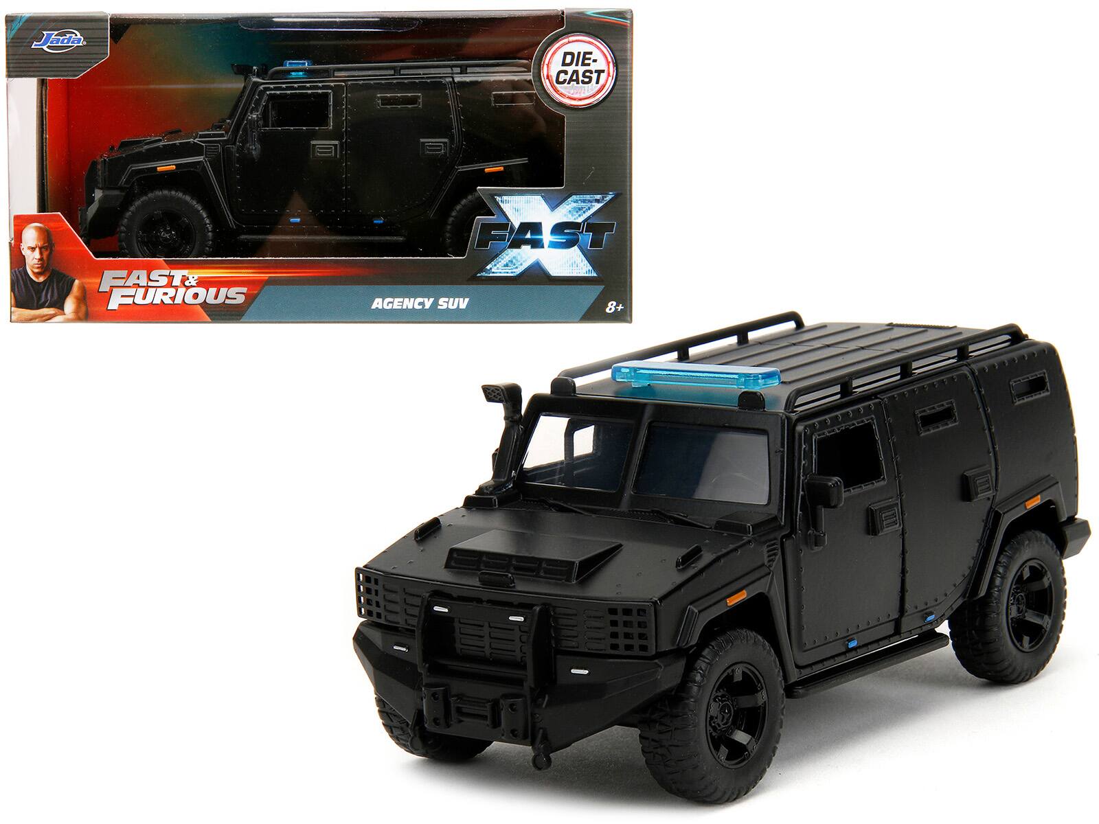 Agency SUV Matt Black "Fast X" (2023) Movie "Fast & Furious" Series 1/ ...