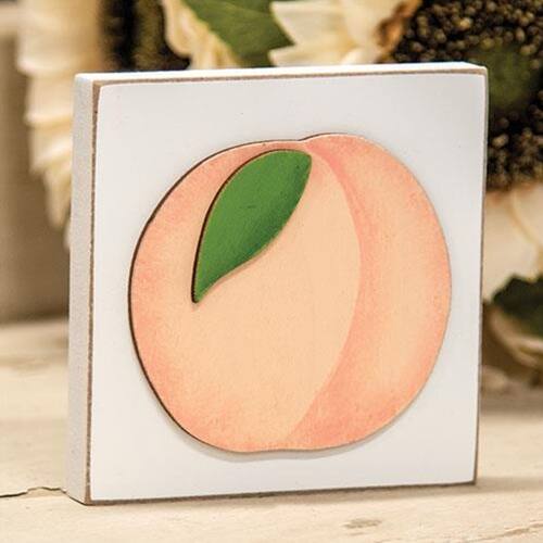 BreeBe *Peach Square Block White, Peach G36057 - Best Buy