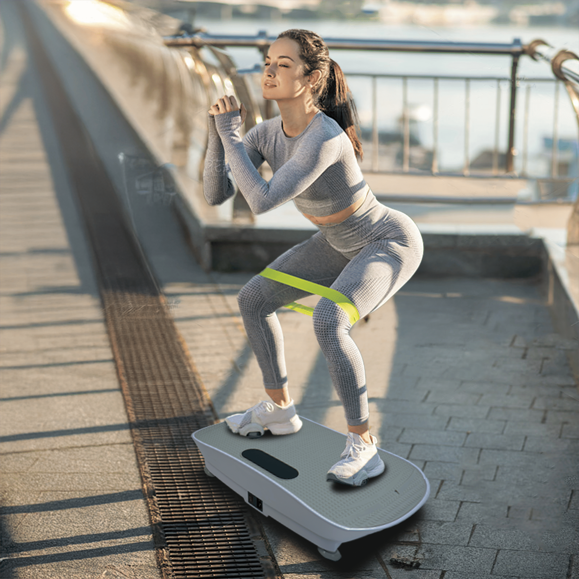 Akoasm Silent Vibration Plate Exercise Machine Vibration Platform 10 ...