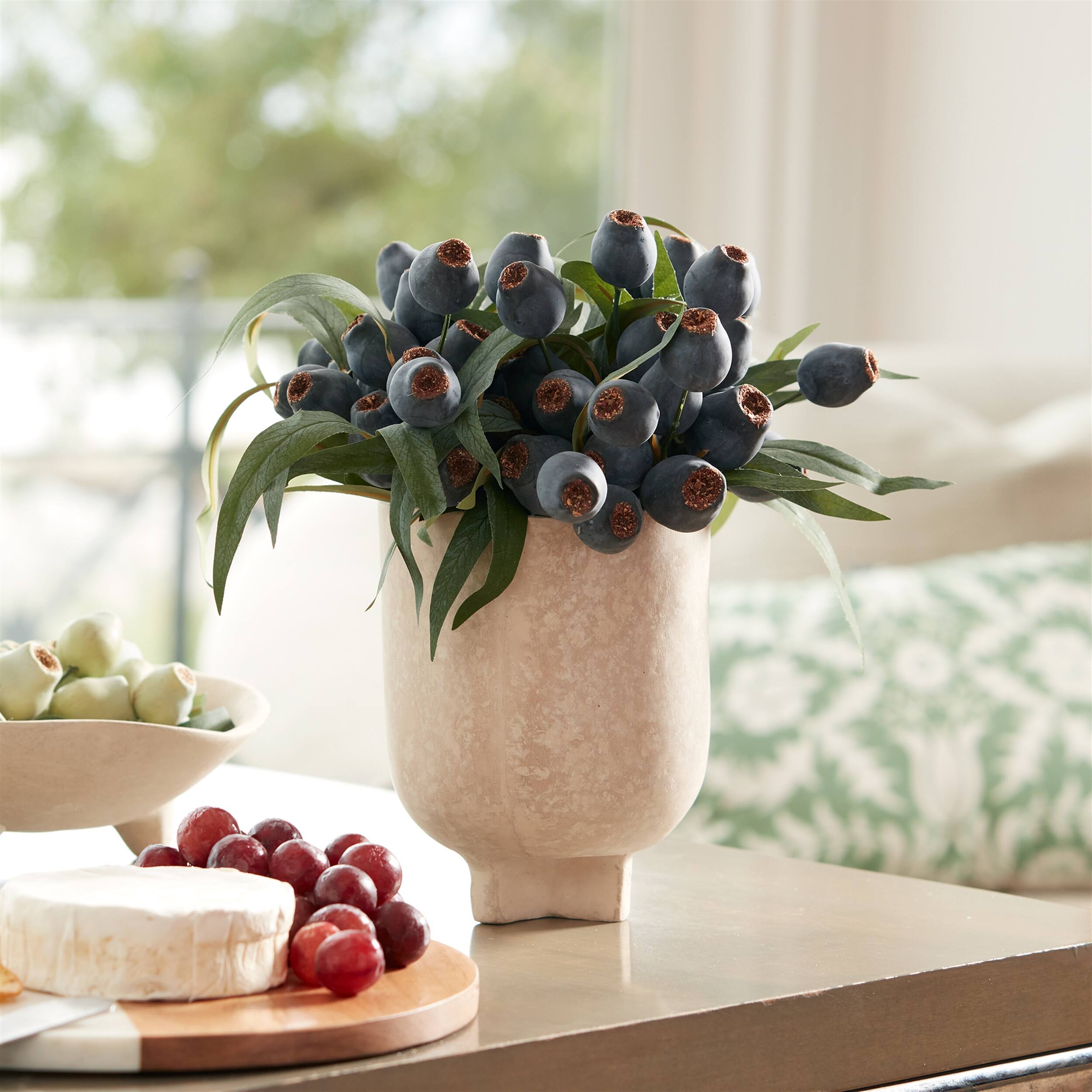 BreeBe Recycled Paper Chalk Vase 7"H Beige 92412DS - Best Buy