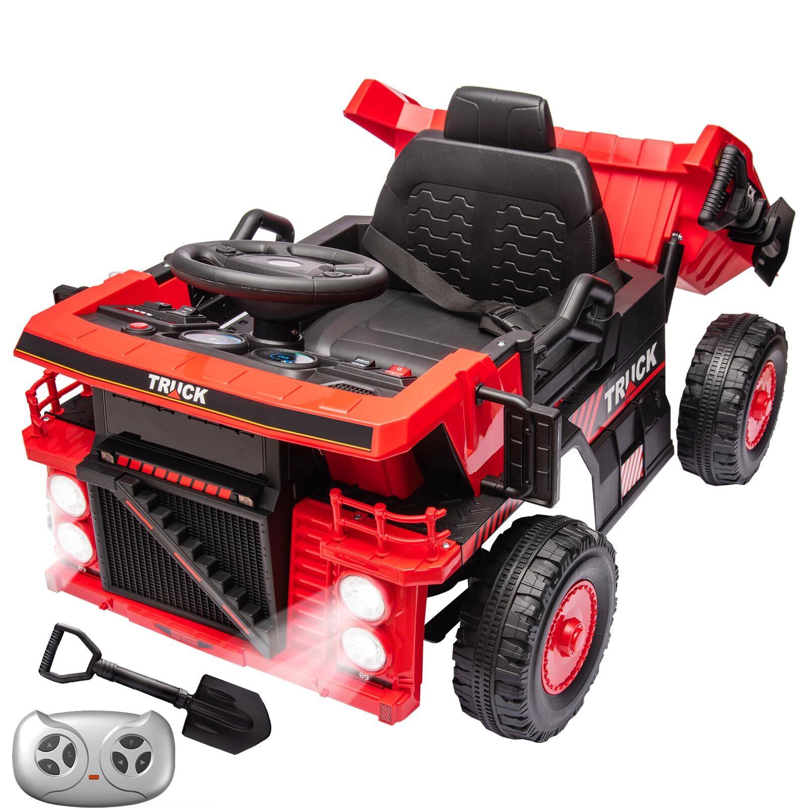 Acekool 12V Ride On Dump Truck for Kids PTO_3338 - Best Buy