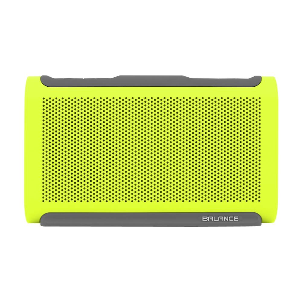 BRAVEN BALANCE Portable Bluetooth Speaker Lime/Gray BALXGG - Best Buy