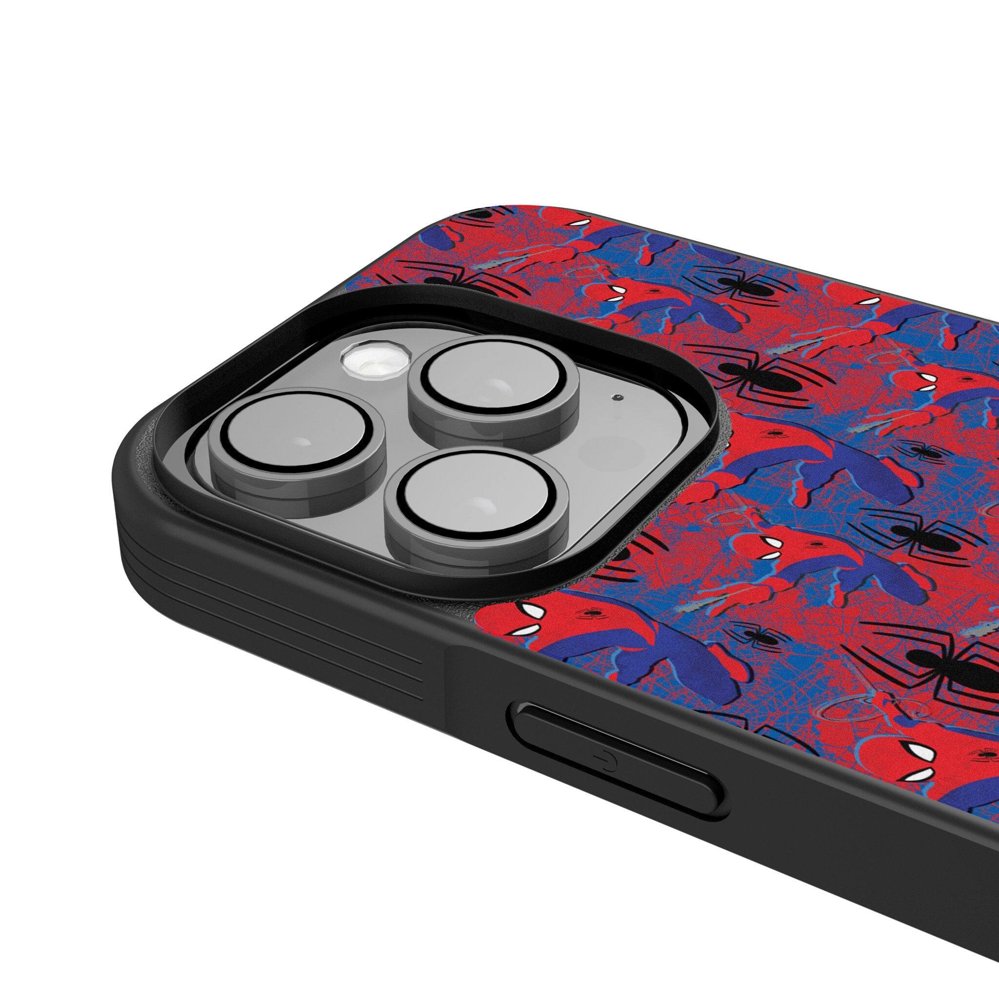 Keyscaper Marvel Pattern Bump Phone Case Apple iPhone 15 Pro Spider Man ...
