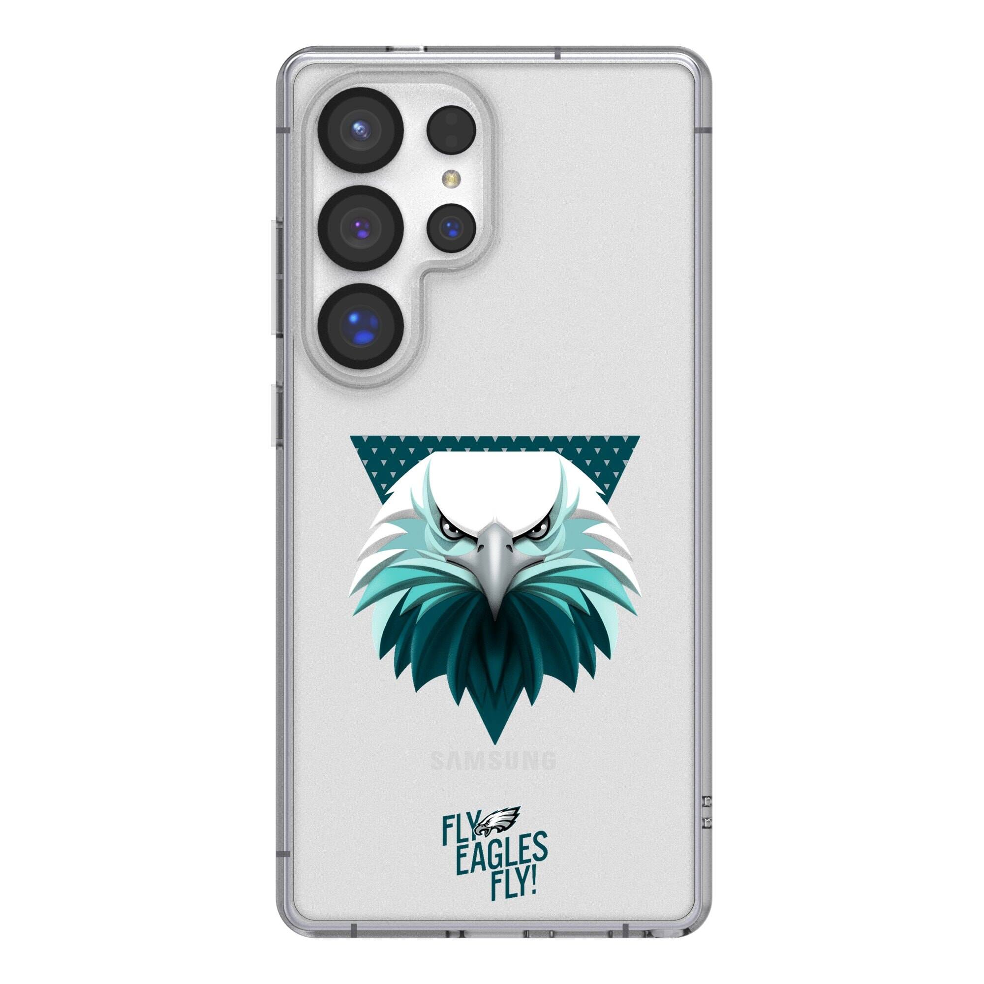Keyscaper NFL Philadelphia Eagles Galaxy Clear Case S23 Multicolor ...