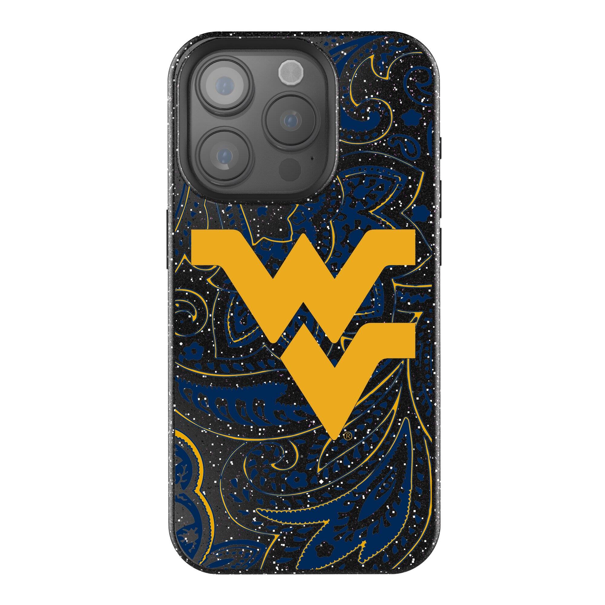Keyscaper NCAA West Virginia Mountaineers Paisley Bling iPhone Case 15 ...