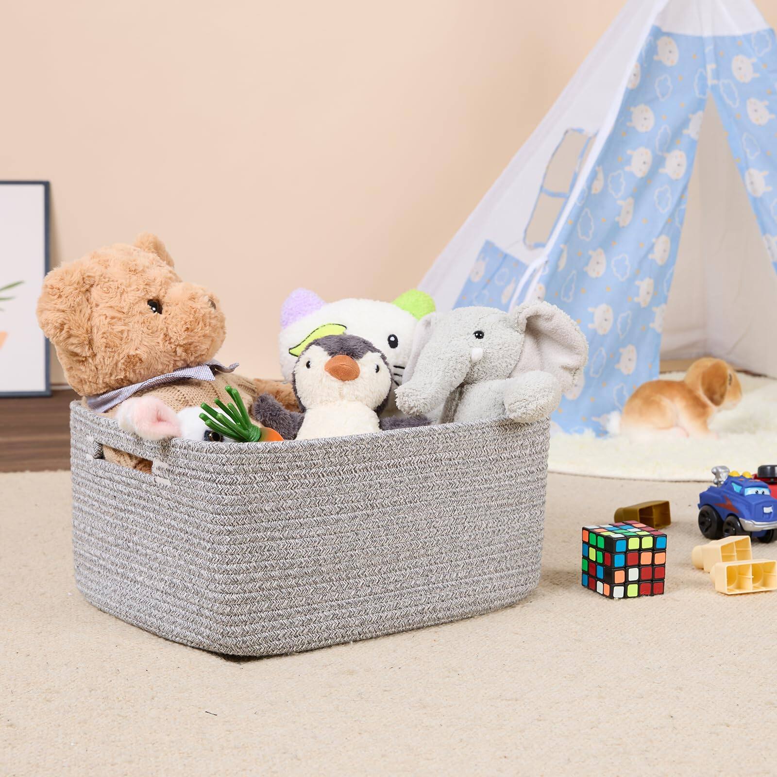 Dapper Styles Storage Baskets For Shelves Closet Organizers Bins ...