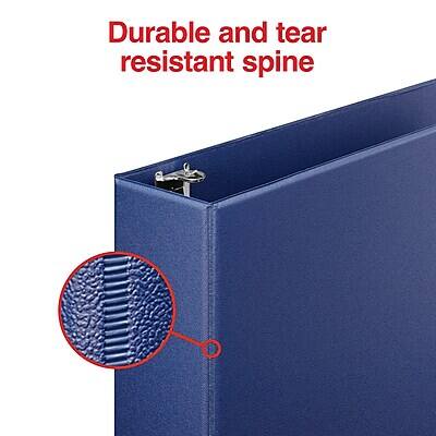 Staples 2" 3 Ring Non View Binder, D Ring, Navy Blue ST55362-CC - Best Buy