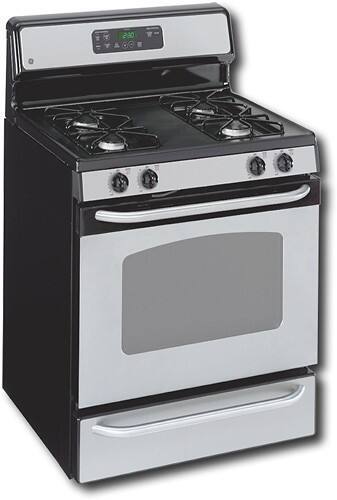 Best Buy: GE Profile 30" Self-Cleaning Freestanding Gas Range Stainless ...