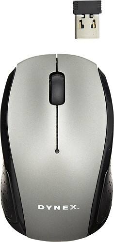 Dynex™ Wireless Optical Mouse Silver DX-WLM1401-SV - Best Buy