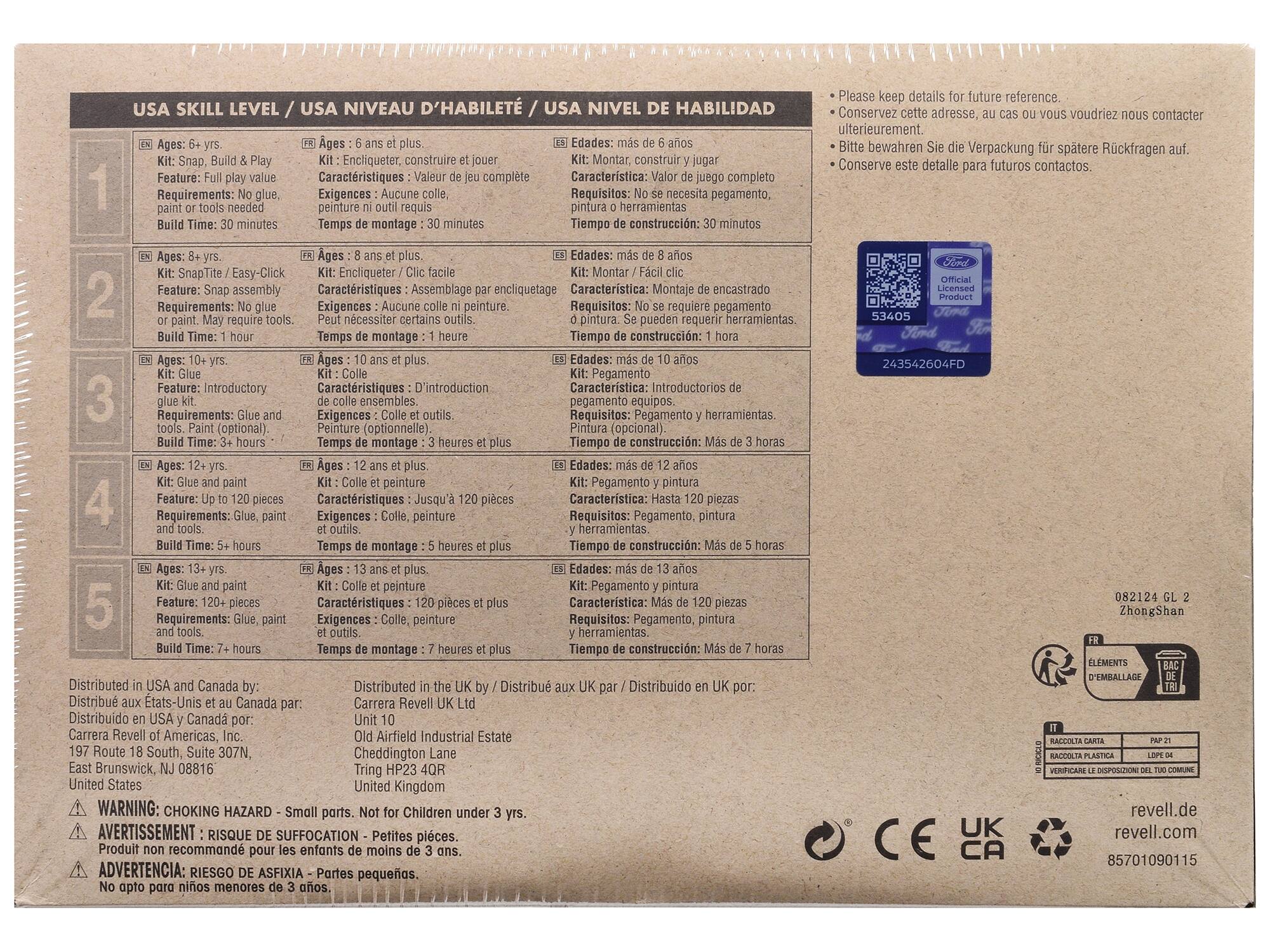 Level 5 Model Kit 1957 Ford Del Rio Ranch Wagon 2 in 1 Kit 1/25 Scale ...