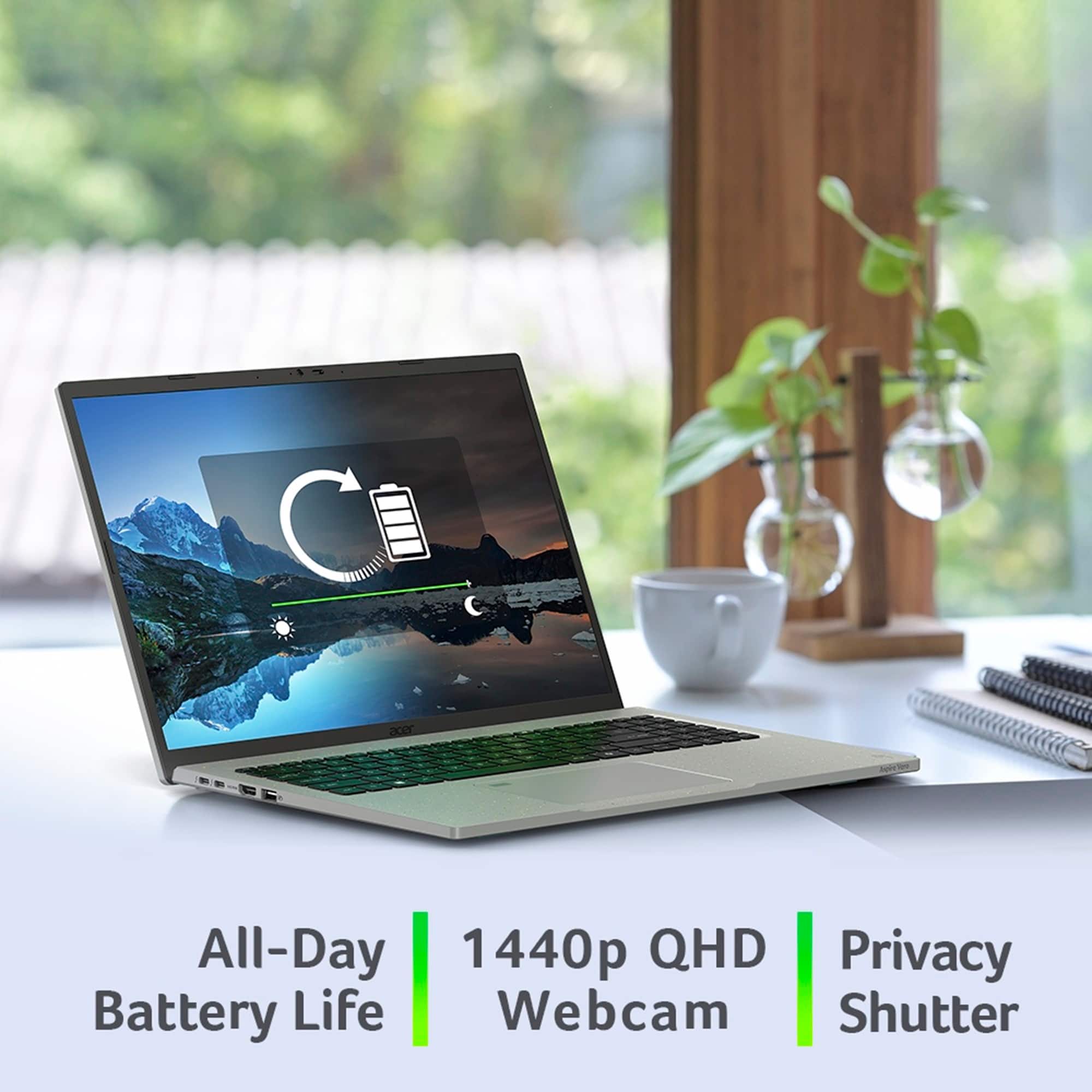 Customer Reviews: Acer Aspire Vero 16 -16" WQXGA Eco-Friendly LaptopIntel Core Ultra 7-16GB ...