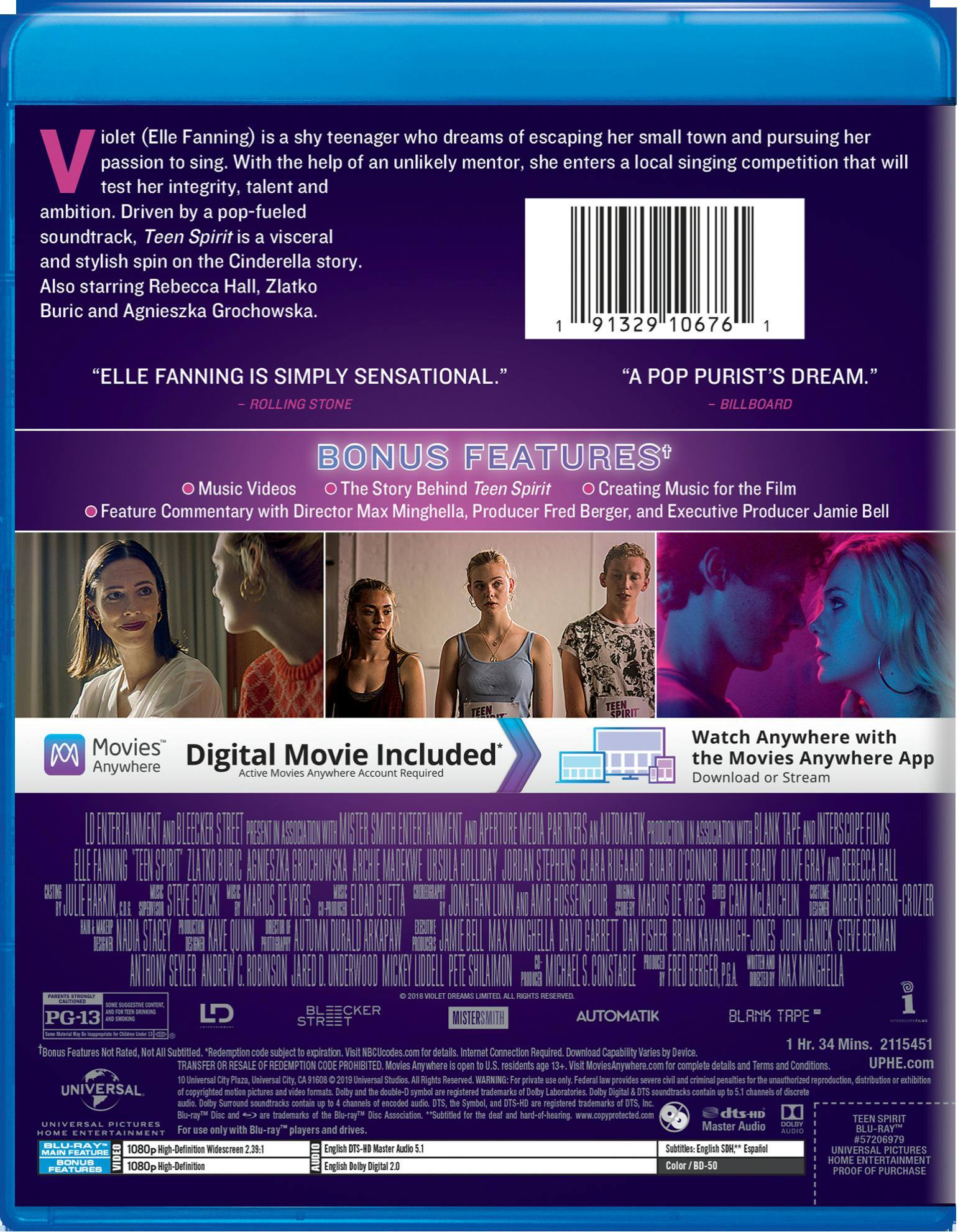 Teen Spirit (Blu ray + Digital HD) [Blu ray] [Standard] - Best Buy