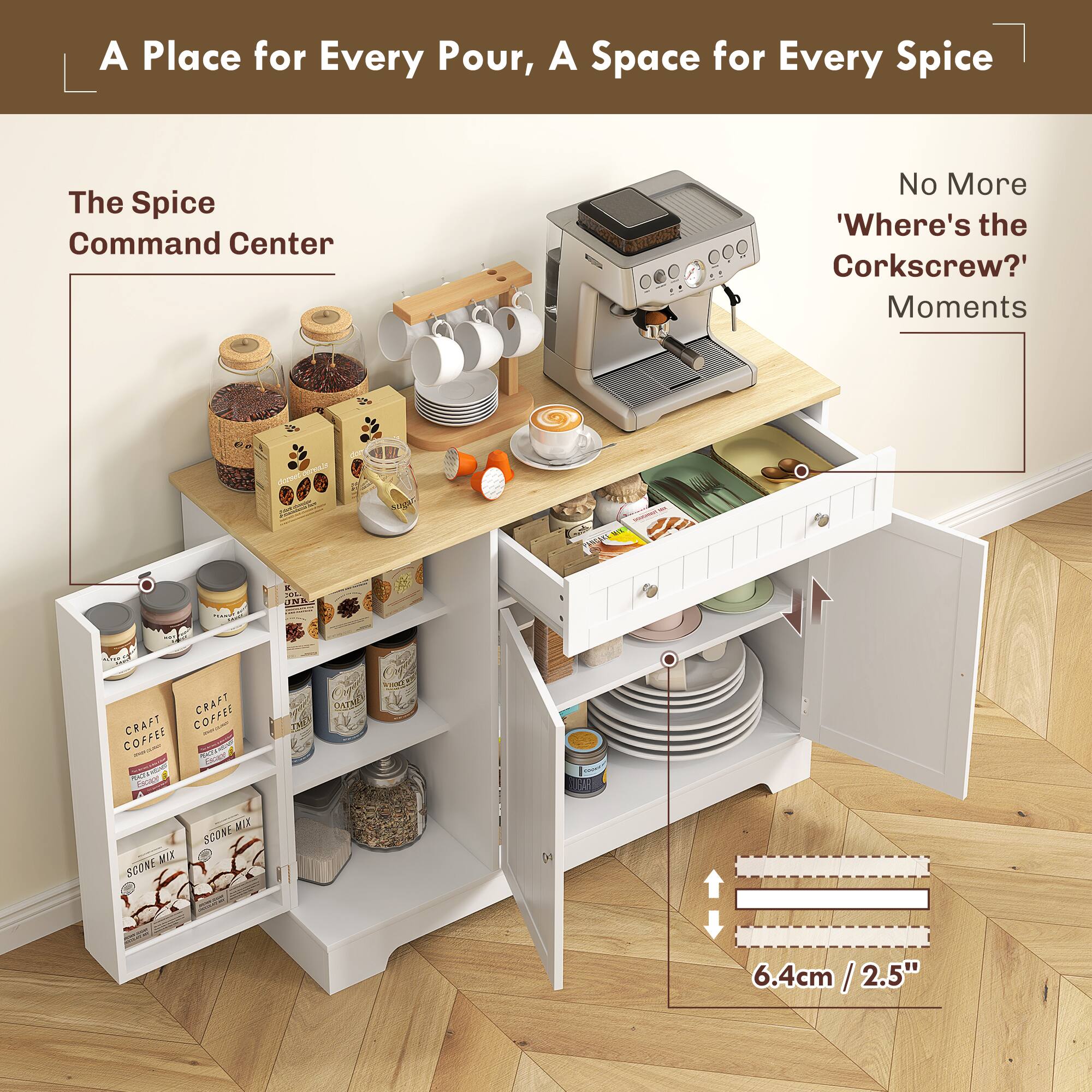 A Place for Every Pour, A Space for Every SpiceThe Spice Command ...