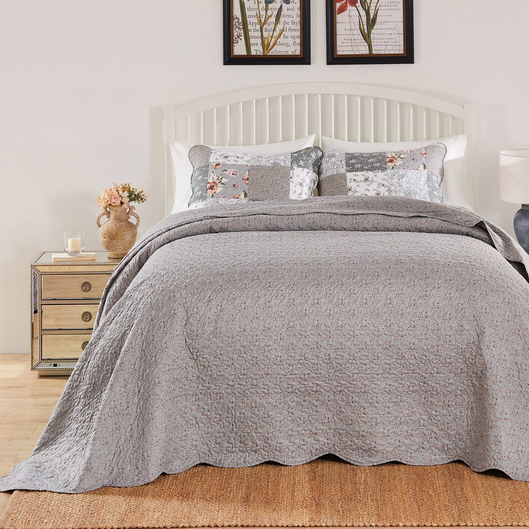BreeBe Giulia Bedspread Set 3 Piece King/Cal King Multi GL-1812AJSK ...