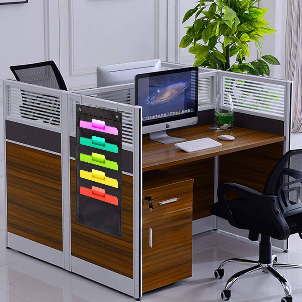 Dapper Styles Hanging Wall File Folder Organizer Storage Pocket Chart ...