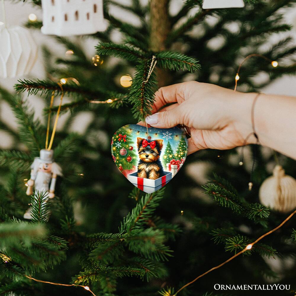 OrnamentallyYou Precious Yorkshire Terrier Christmas Gift Ornament ...