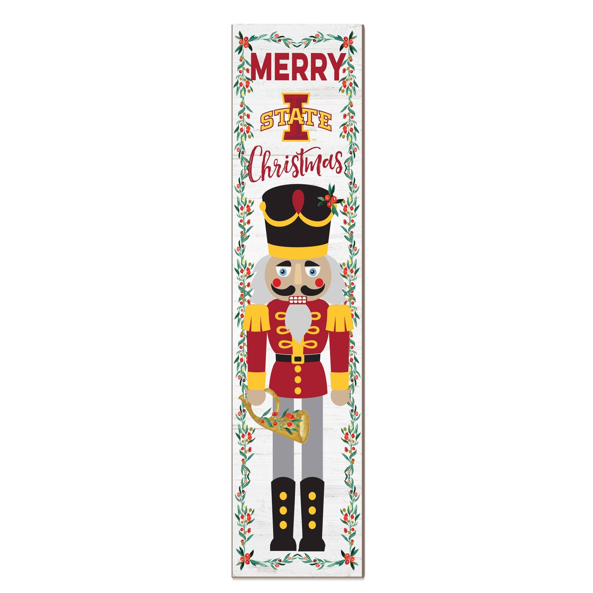 Jardine Iowa State Cyclones 11" x 46" Nutcracker Holiday Leaner Sign ...