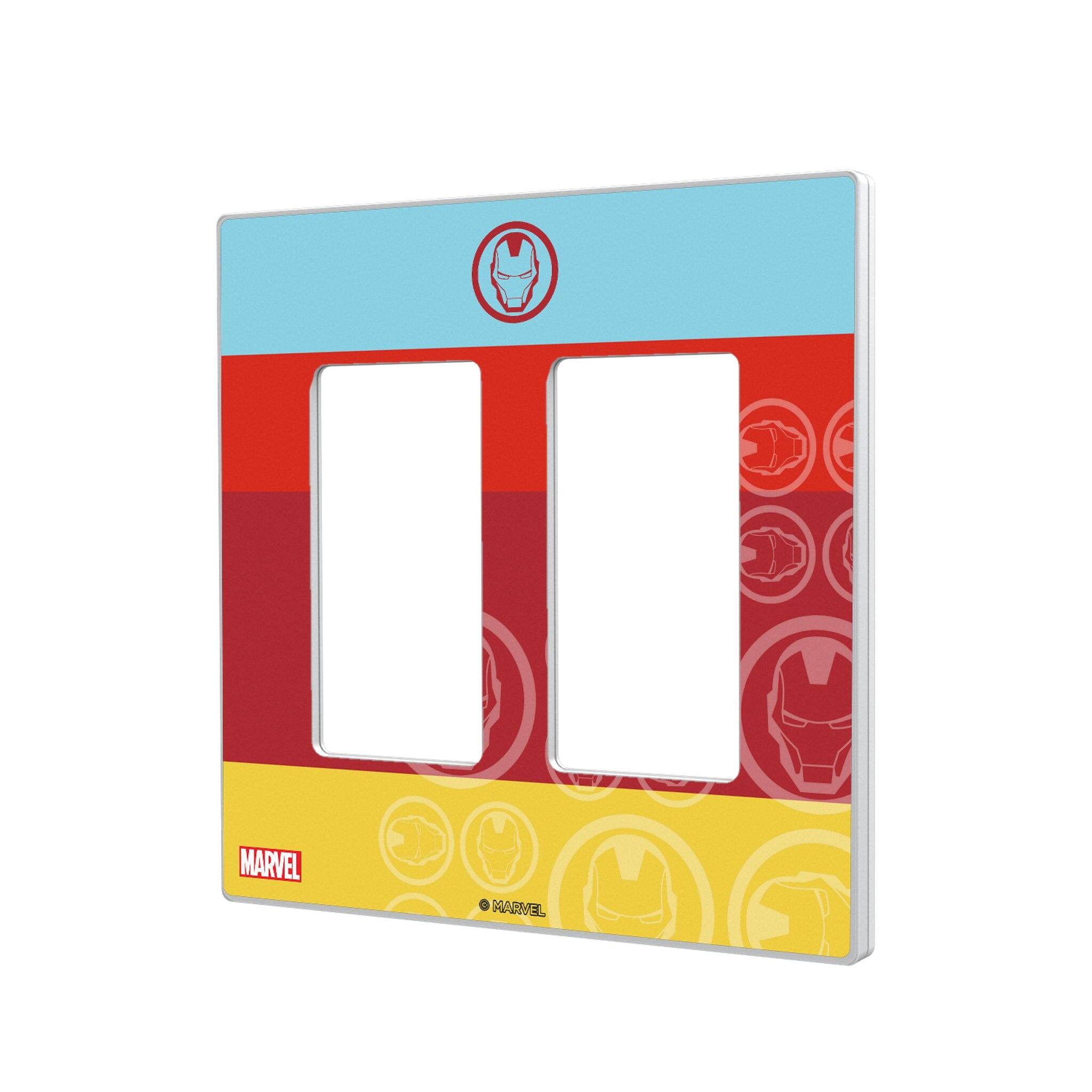 Keyscaper Marvel Sigil Hidden Screw Light Switch Plate Double Rocker ...