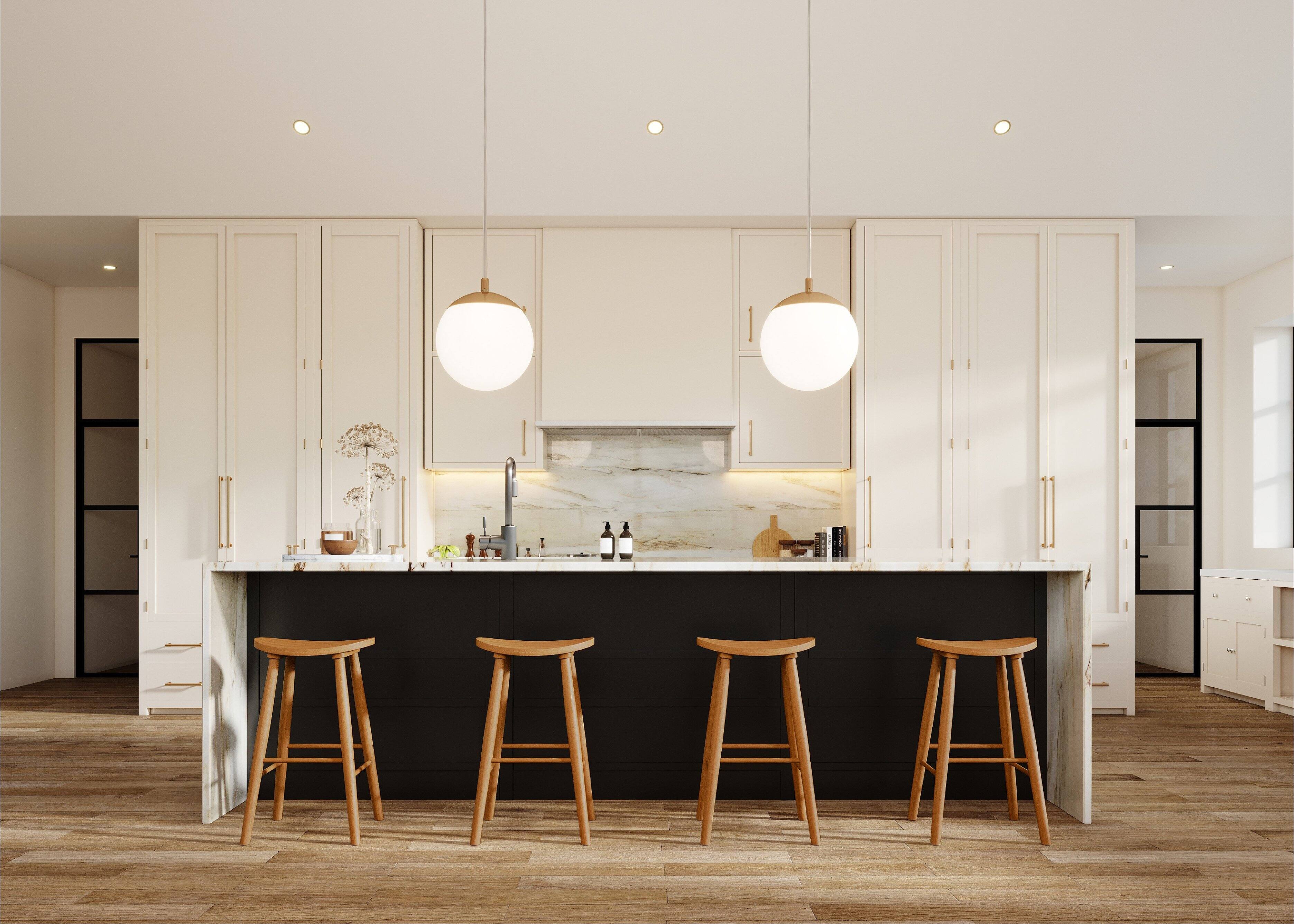 Maven Lane 30" Luna Bar Stool In Wood Finish Rustic Natural ML151302 ...