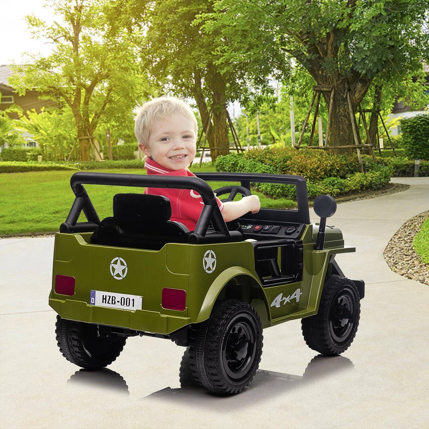 Acekool 12V Kids Ride On Truck, Electric Car w/Remote Control, 25W ...
