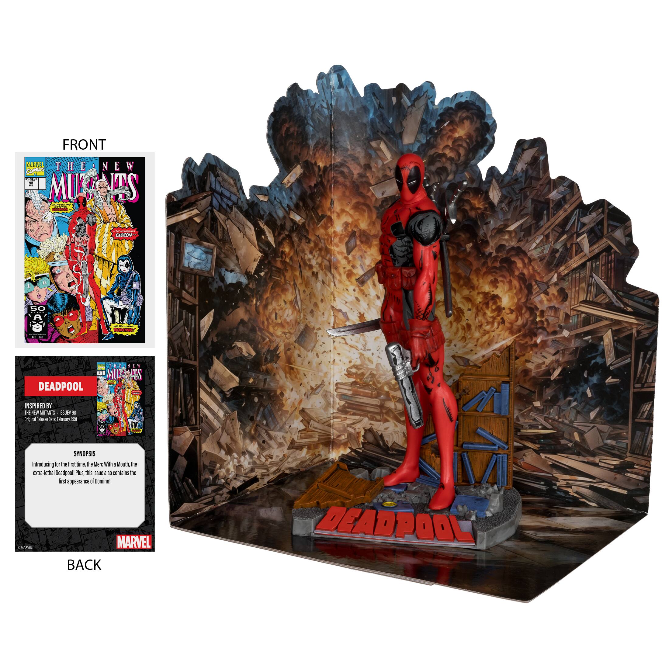 McFarlane Toys Marvel Deadpool 1:10th Scale 6.6" Posed Figure with ...