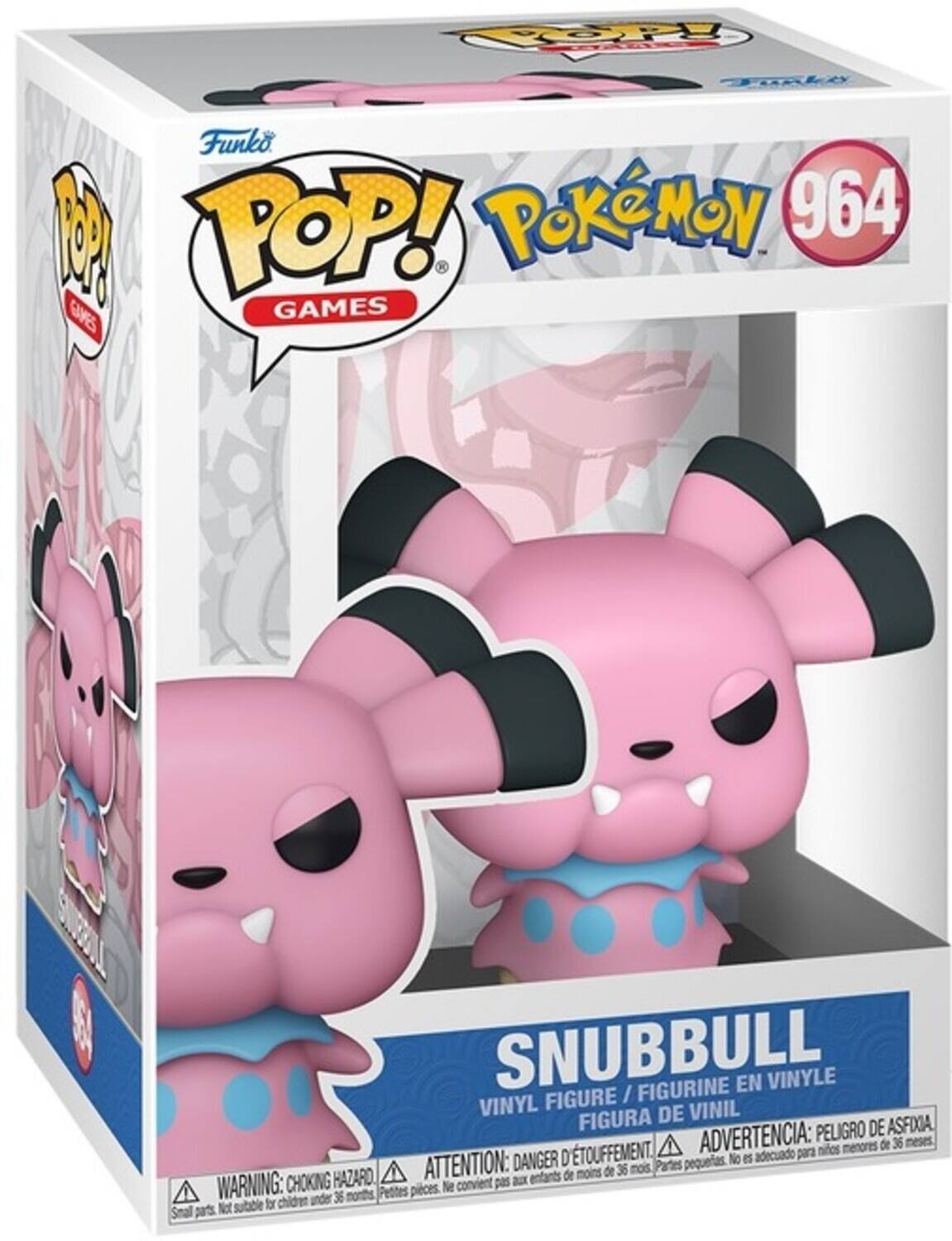 Funko POP! Games: Pokemon Snubbull Collectibles Multicolor 889698709286 ...