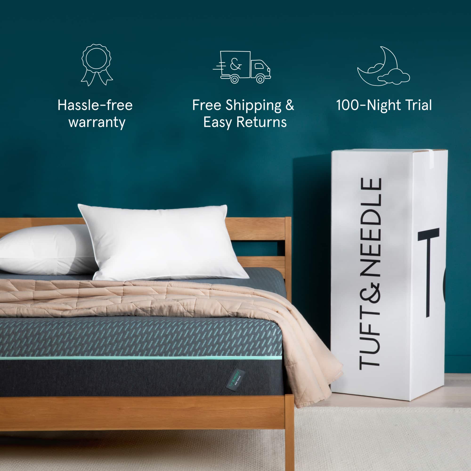 Tuft and needle hybrid store