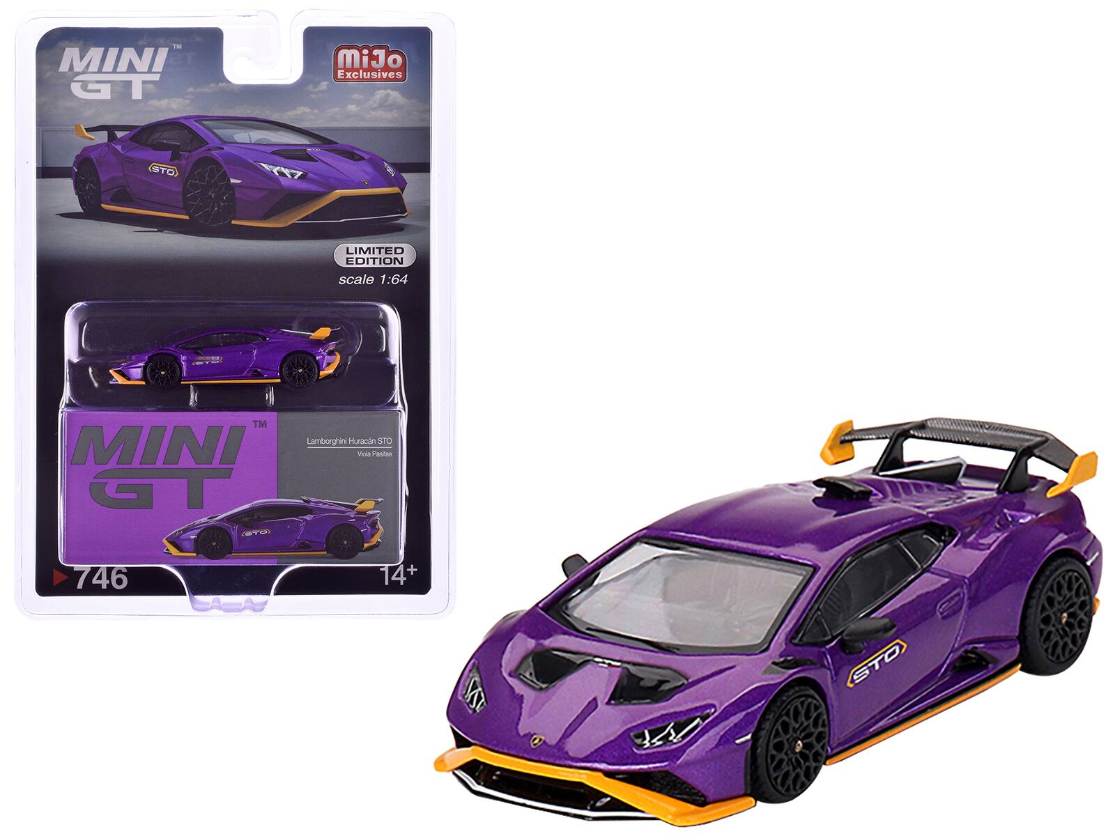 Lamborghini Huracan STO Viola Pasifae Limited Edition 1/64 Diecast ...