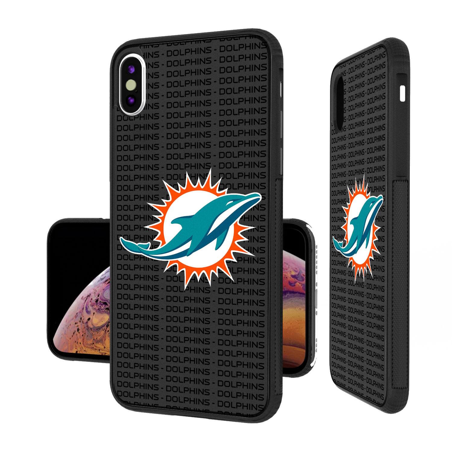 Keyscaper NFL Miami Dolphins iPhone Text Backdrop Design Bump Case 15 ...