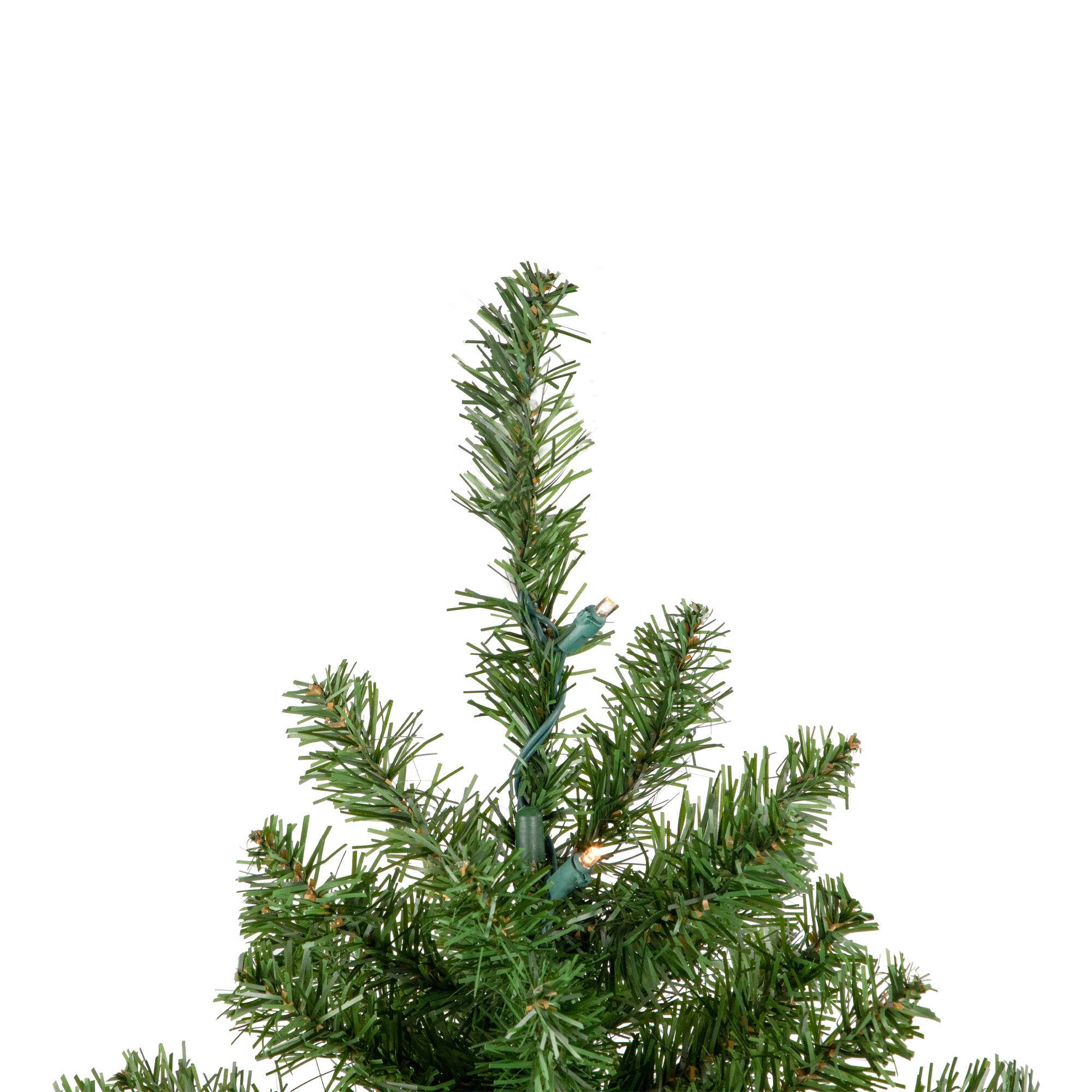 Northlight Pre Lit Medium Canadian Pine Artificial Christmas Tree 18 ...
