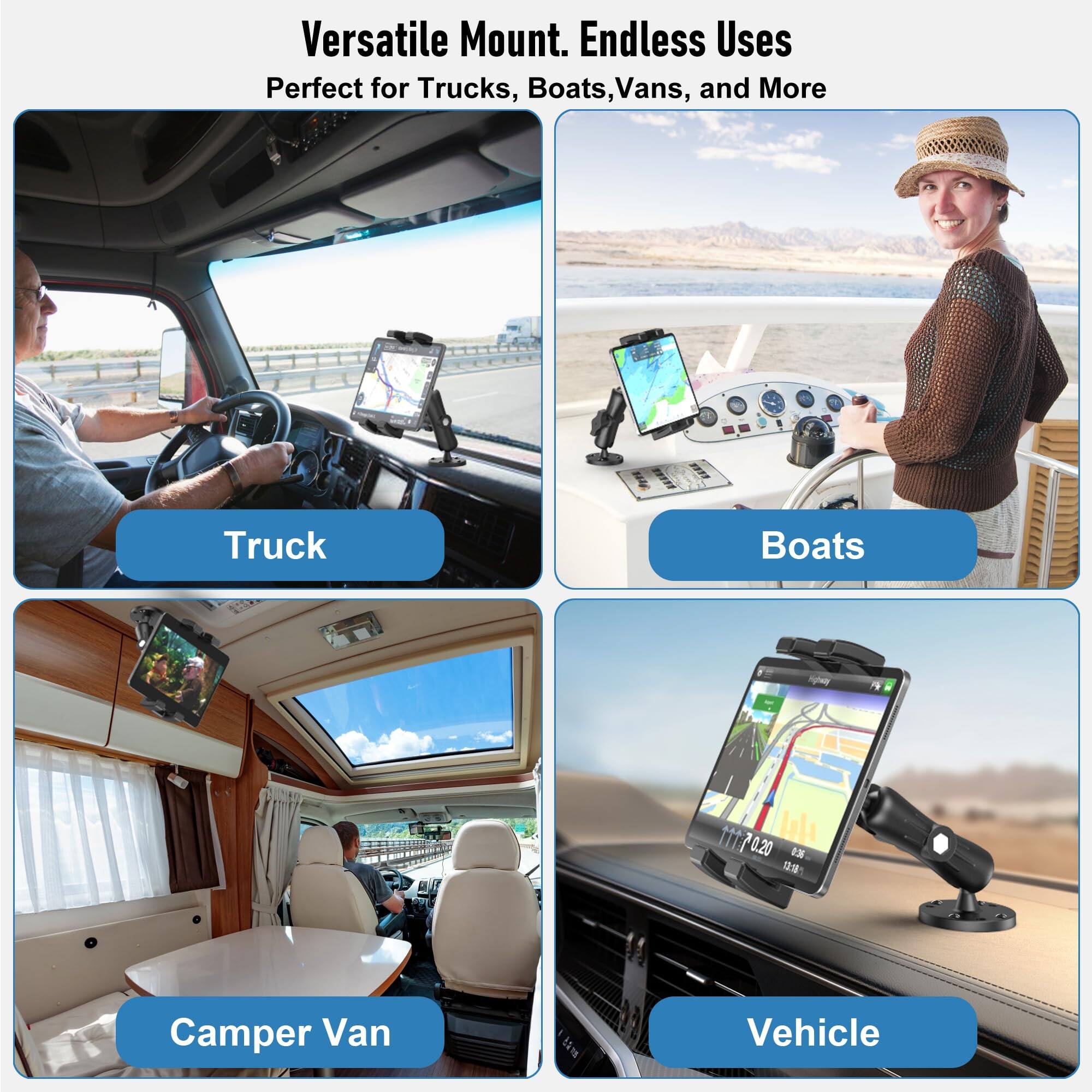 VEGA AUTOMOTIVE Industrial Tablet Mount For Truck vehicle Heavy Duty ...