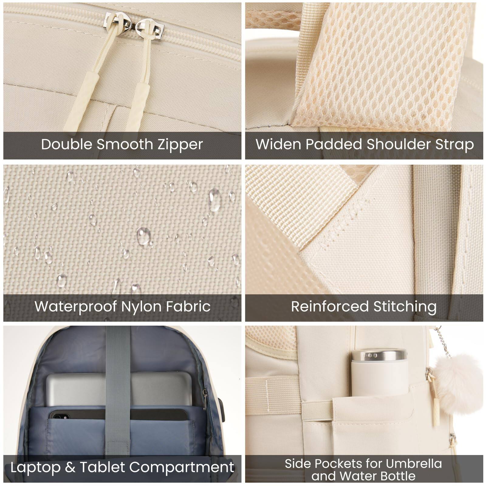 Live At Space School Bag For Women Laptop Backpack College Students ...