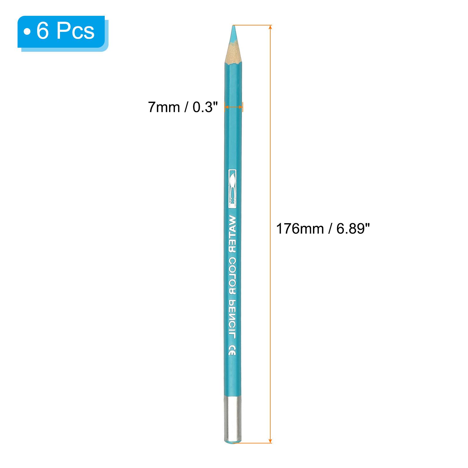 Unique Bargains Watercolor Pencil, 6Pcs Water Soluble Pencils for ...
