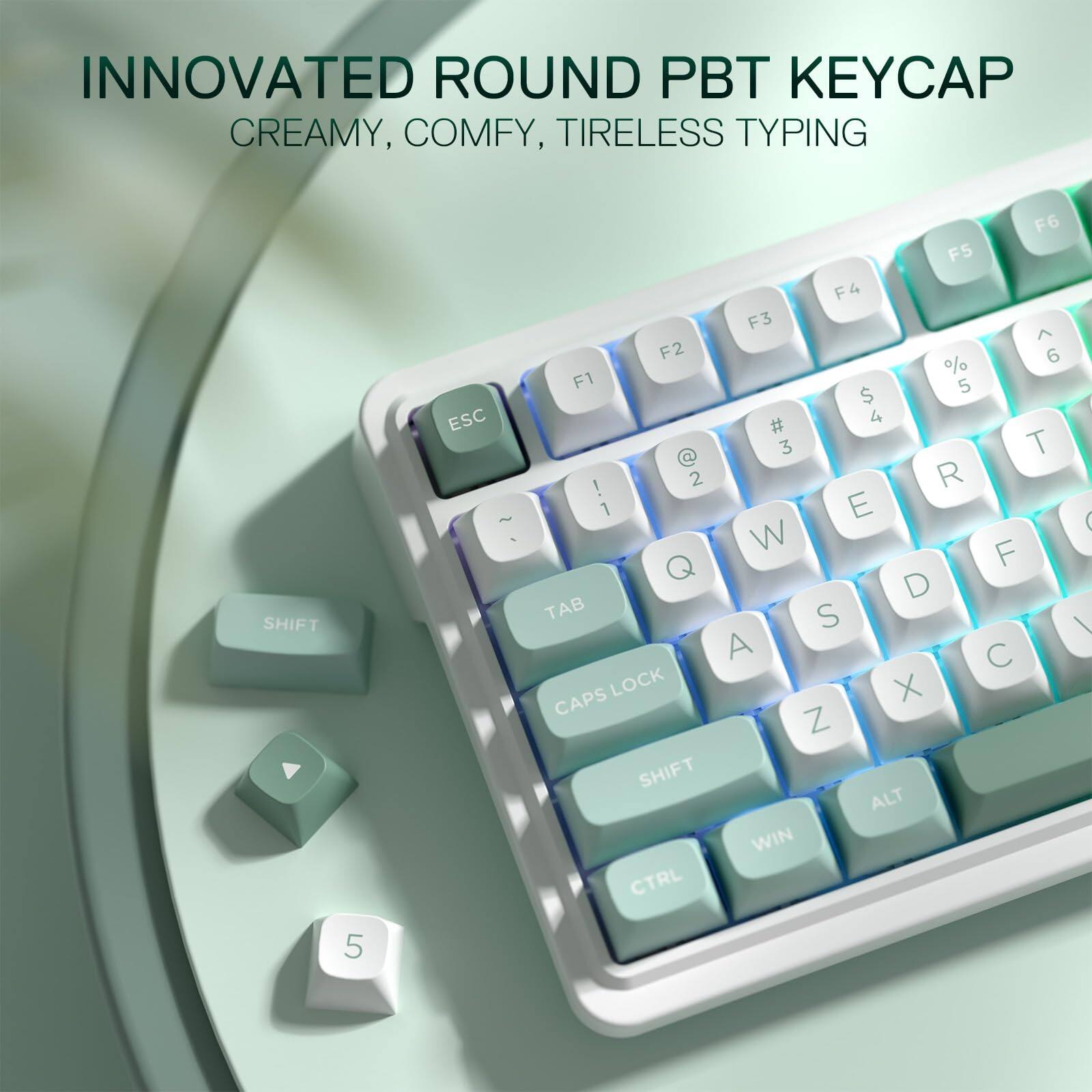 HM 1810 K719 Wireless Gasket Gaming W hype Screen Knob Mechanical Easy ...