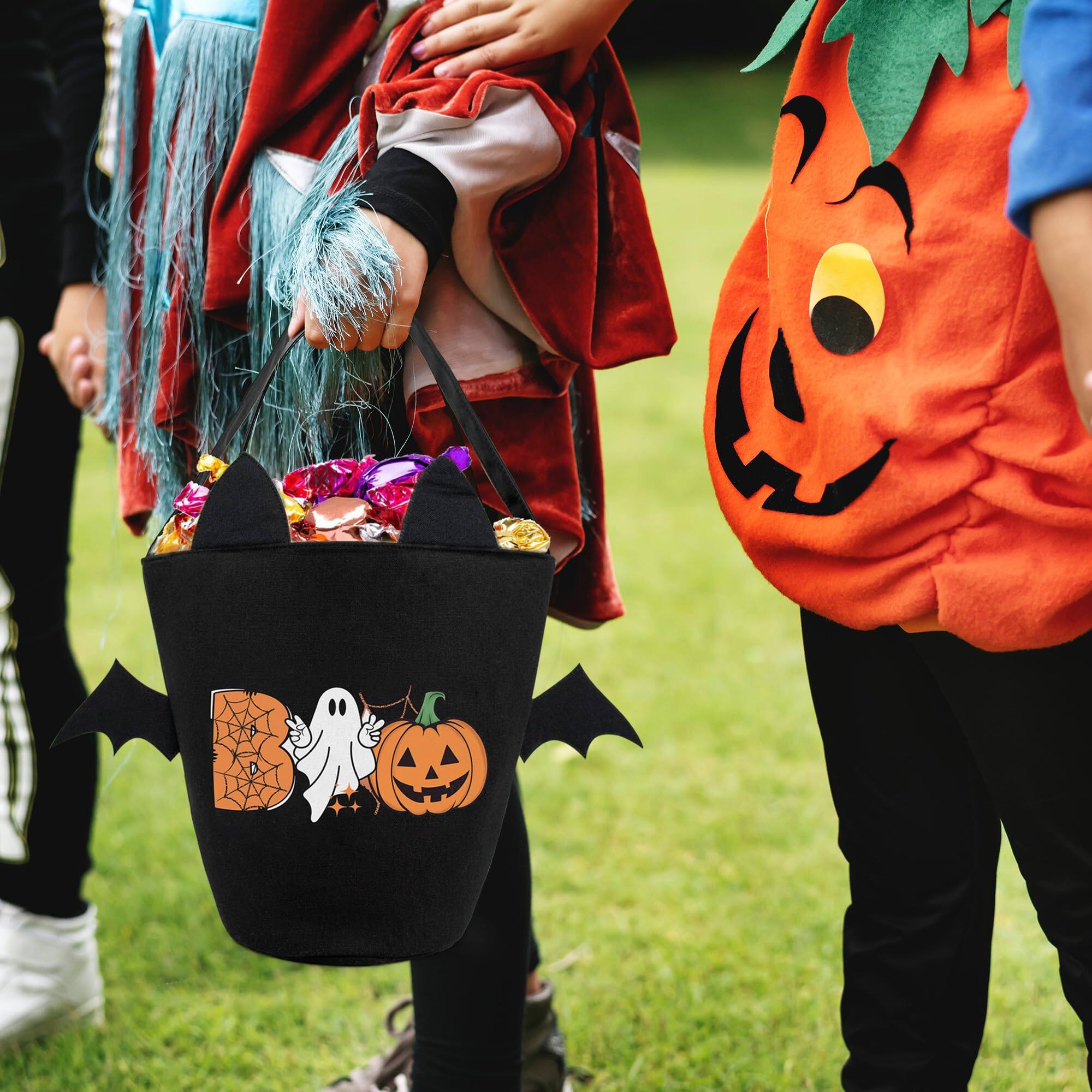 Paradigms Interiors Trick Or Bags For Reusable Bucket Candy Buckets ...