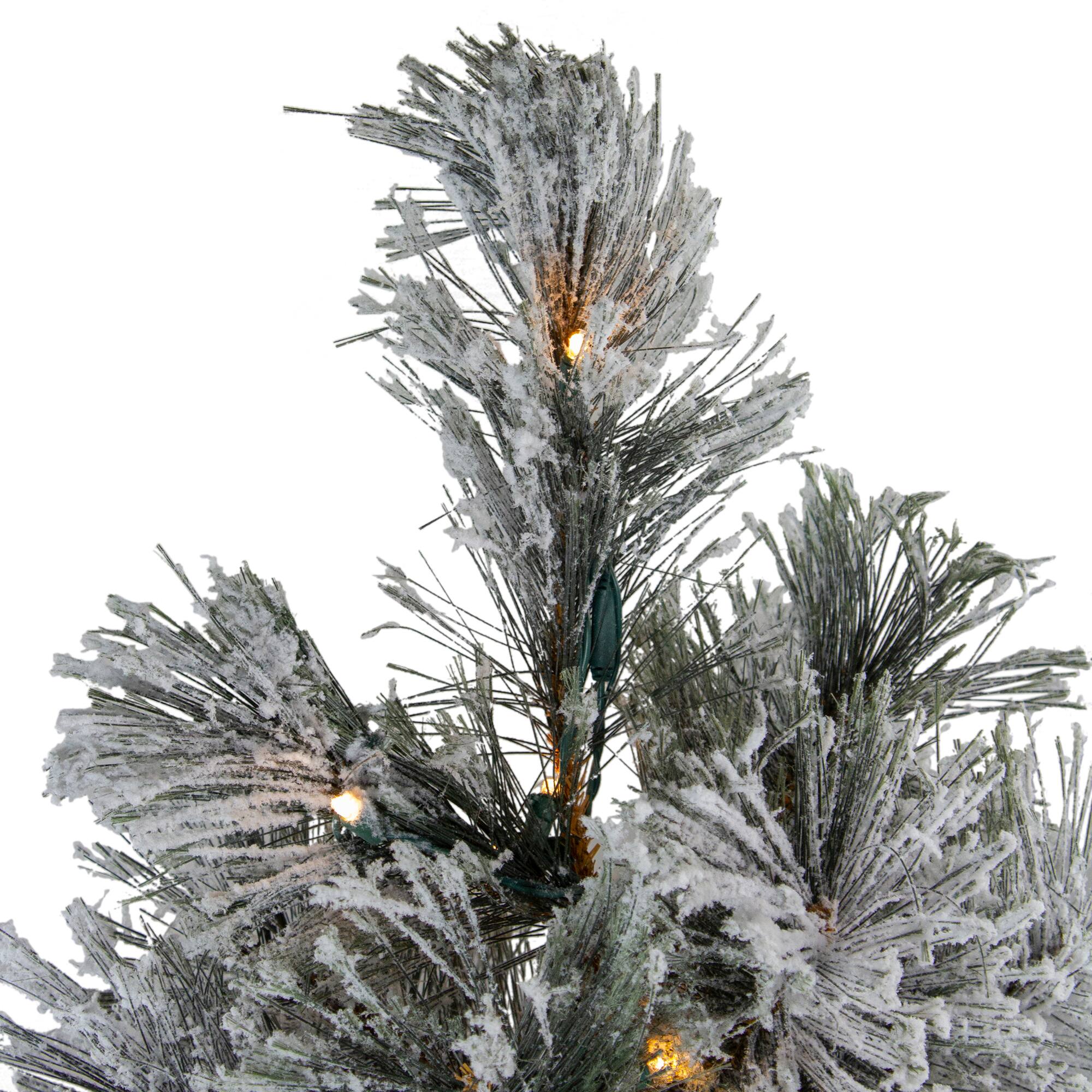 Northlight 4.5' Pre Lit LED Spruce Artificial Christmas Tree Clear ...