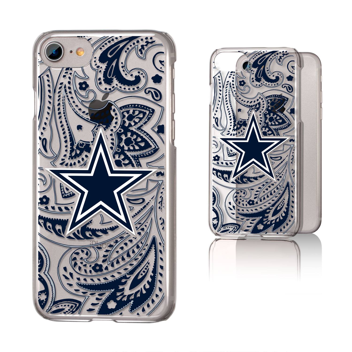 Keyscaper NFL Dallas Cowboys iPhone Clear Paisley Design Case 16 Pro ...