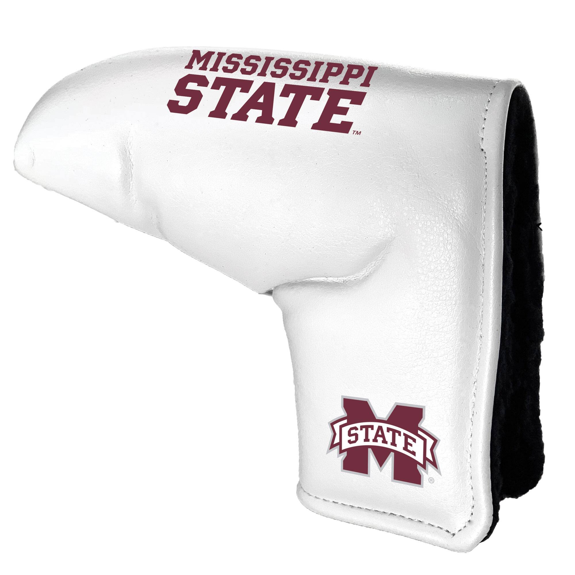 Team Golf Mississippi State Bulldogs Tour Blade Putter Cover White ...