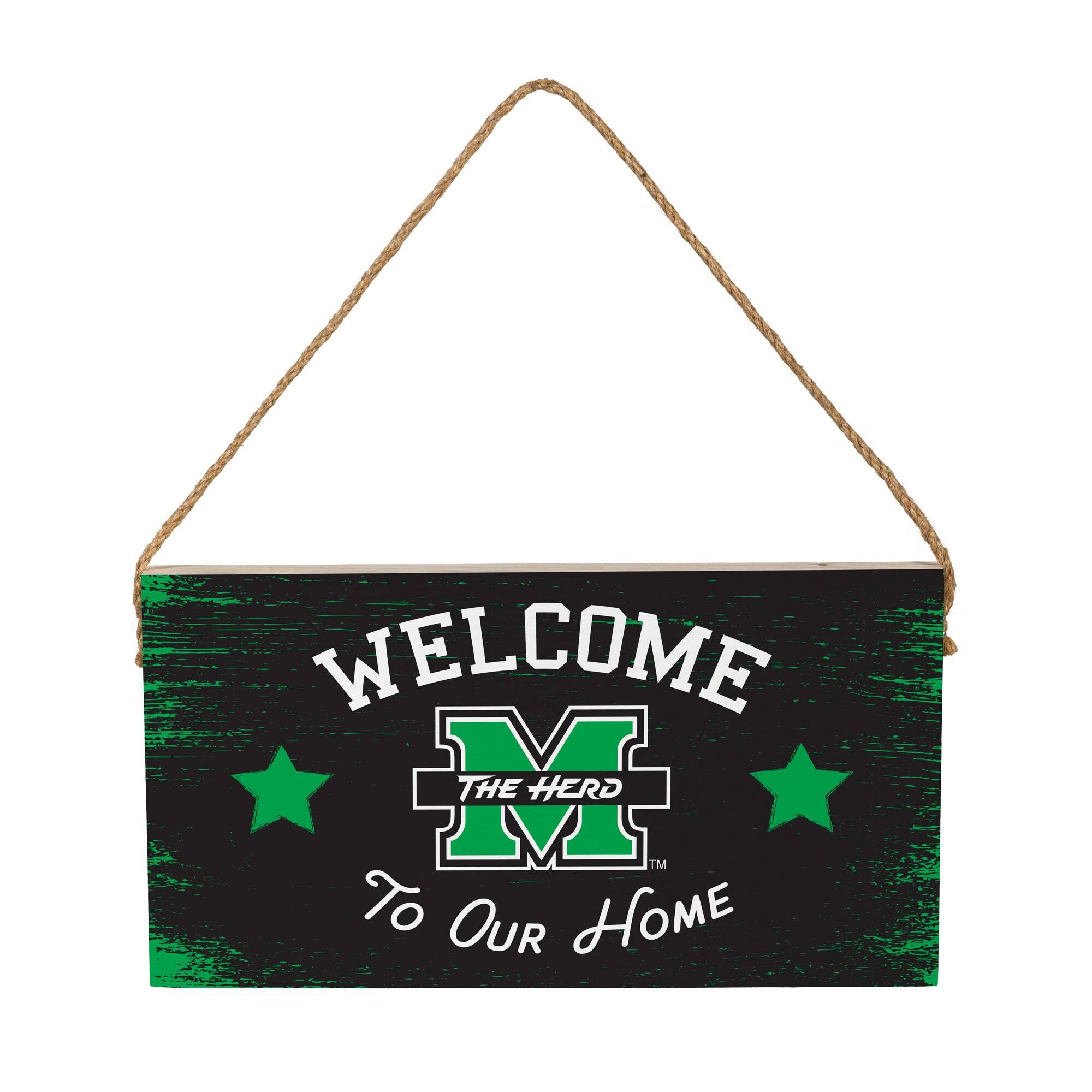 Evergreen Enterprises Marshall Thundering Herd 6" x 11" Welcome Home ...