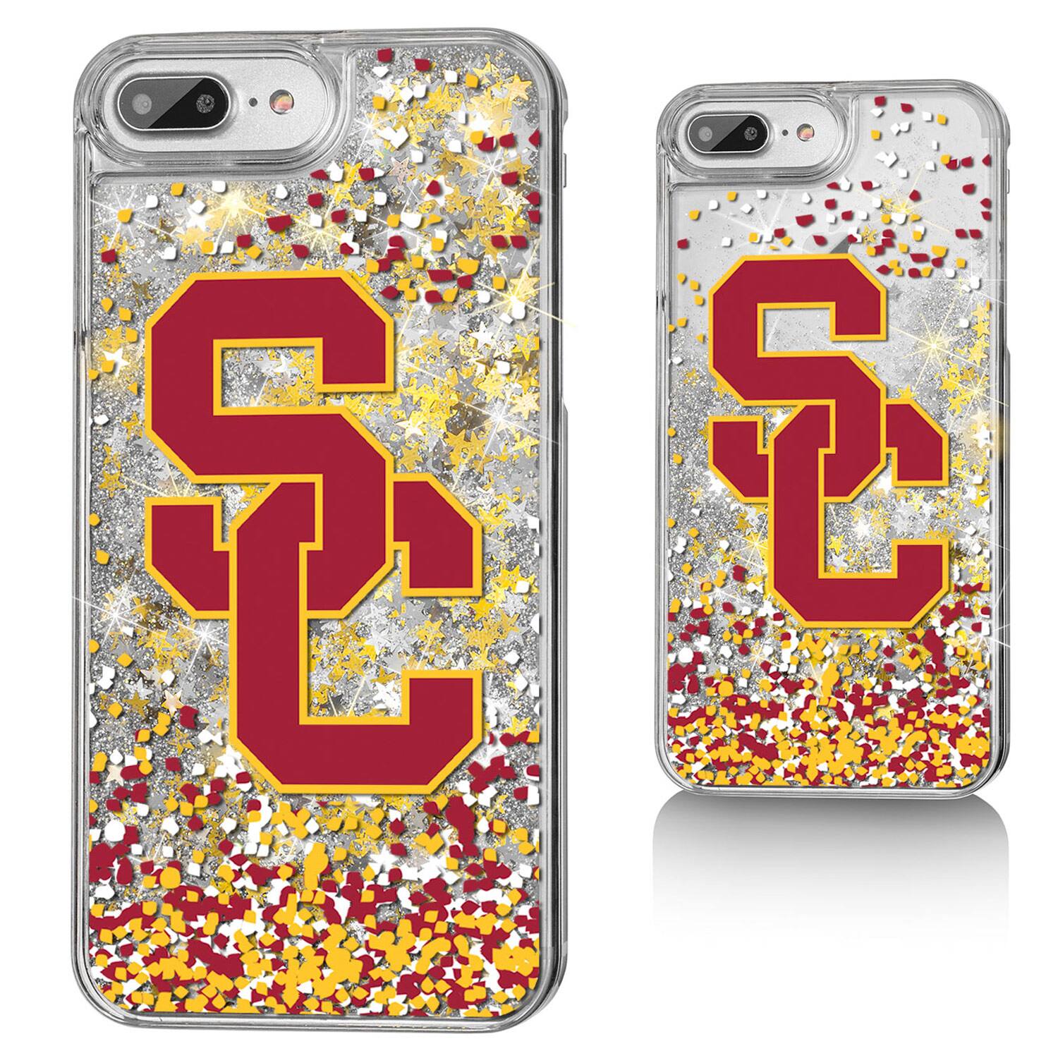 Keyscaper NCAA USC Trojans iPhone Glitter Confetti Design Case 13 Pro ...