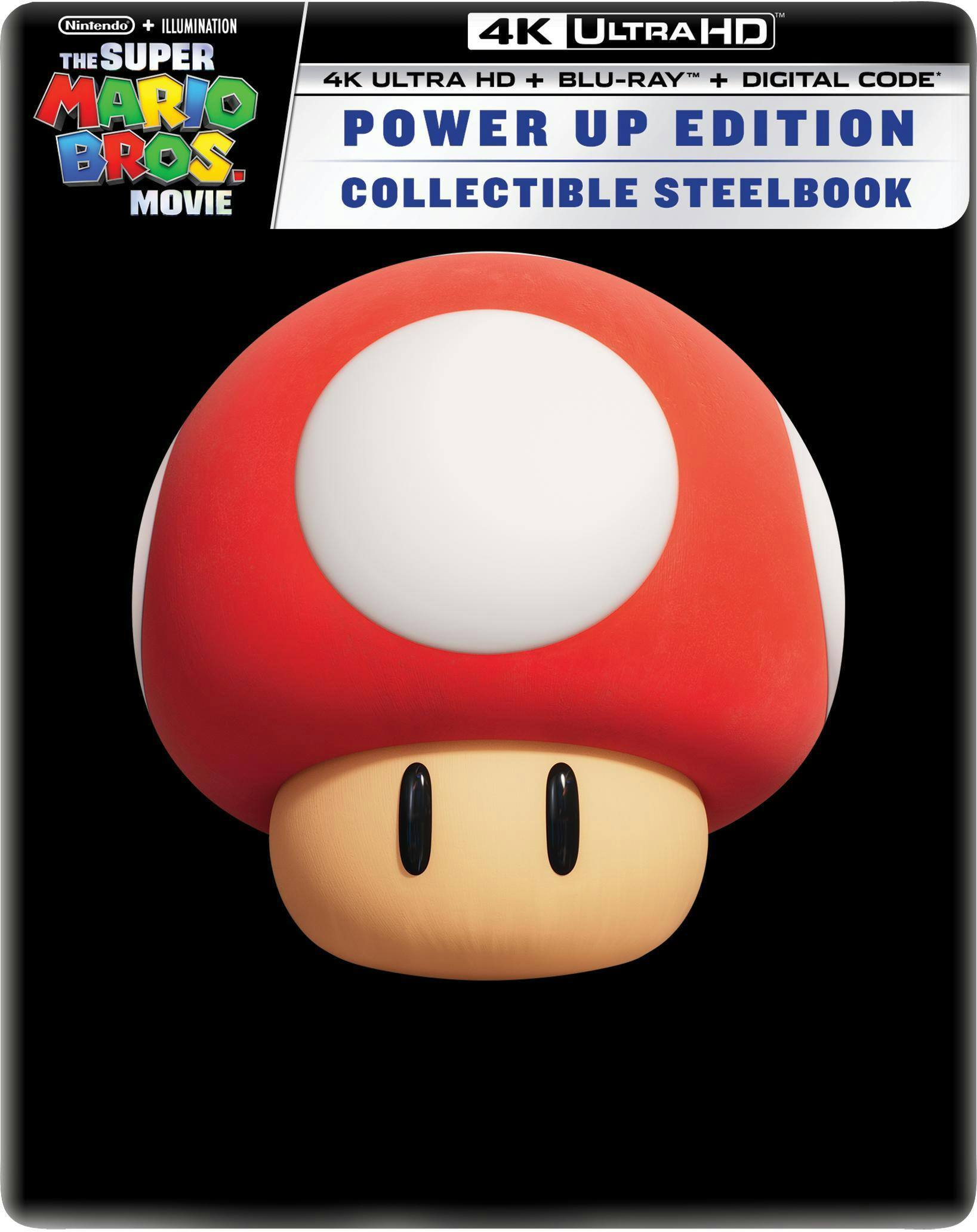 The Super Mario Bros. Power Up Edition Steelbook (4K Ultra HD + Blu ray ...