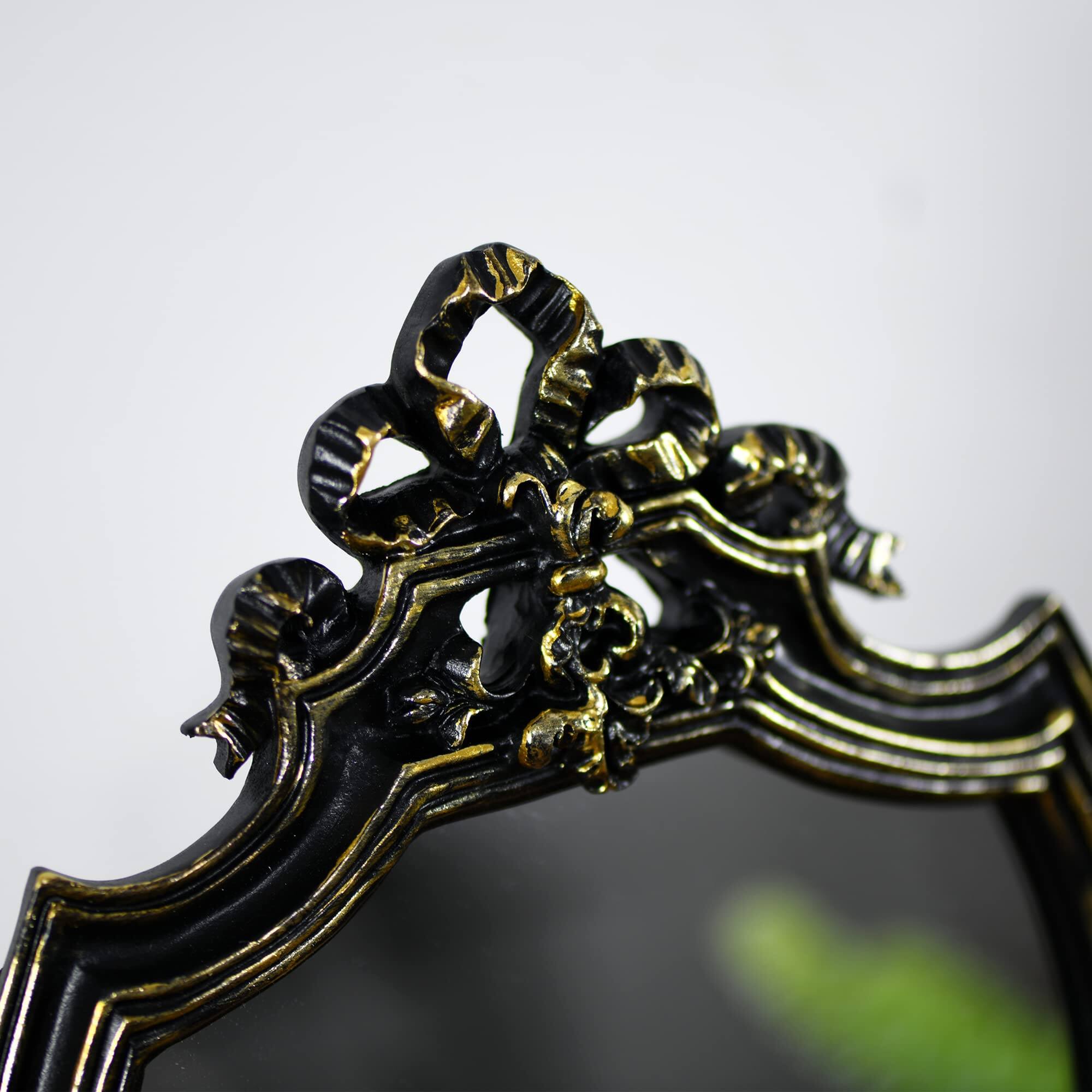 Pacoar Cade Frame Decorative Wall Mirror Makeup Mirrors For Bedroom ...