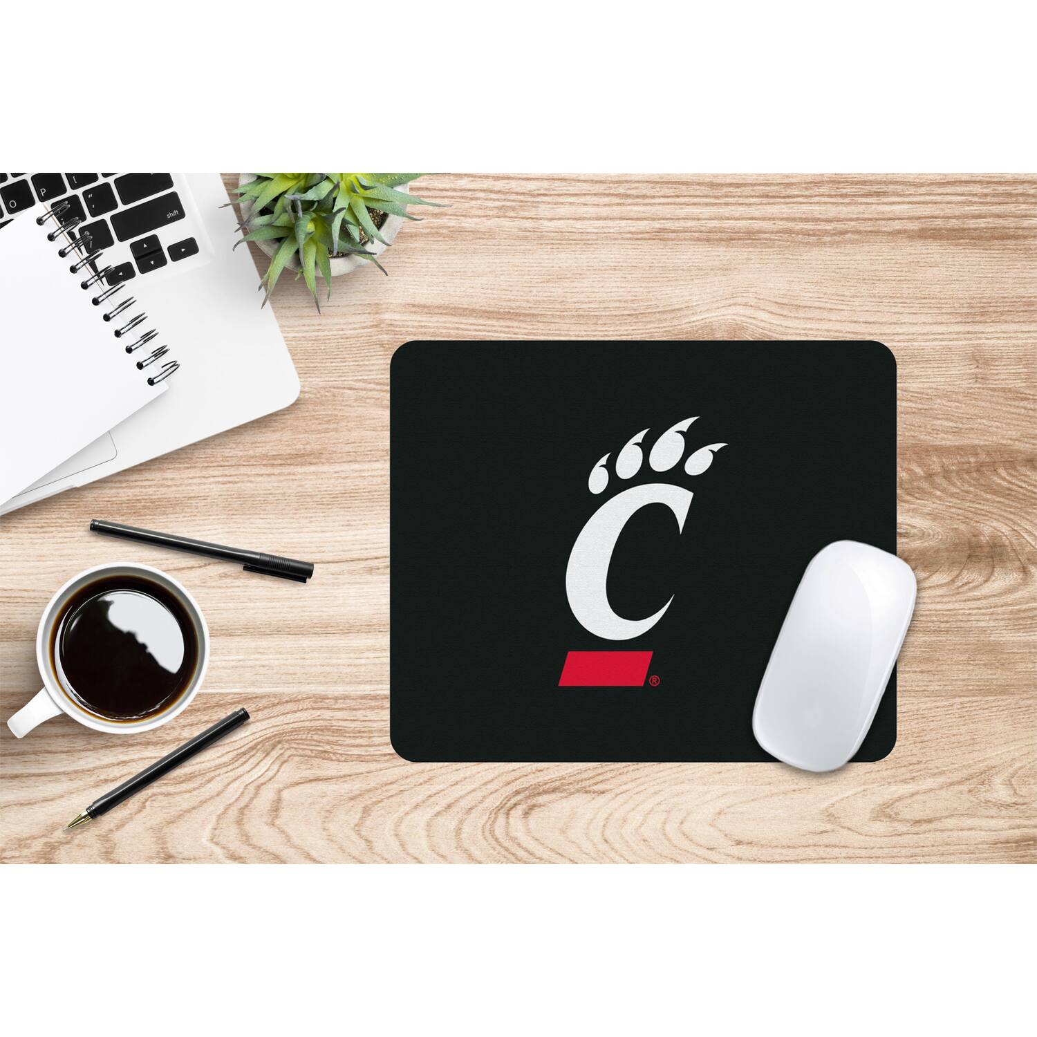 OTM Essentials Cincinnati Bearcats Primary Logo Mouse Pad Black 4749524 ...