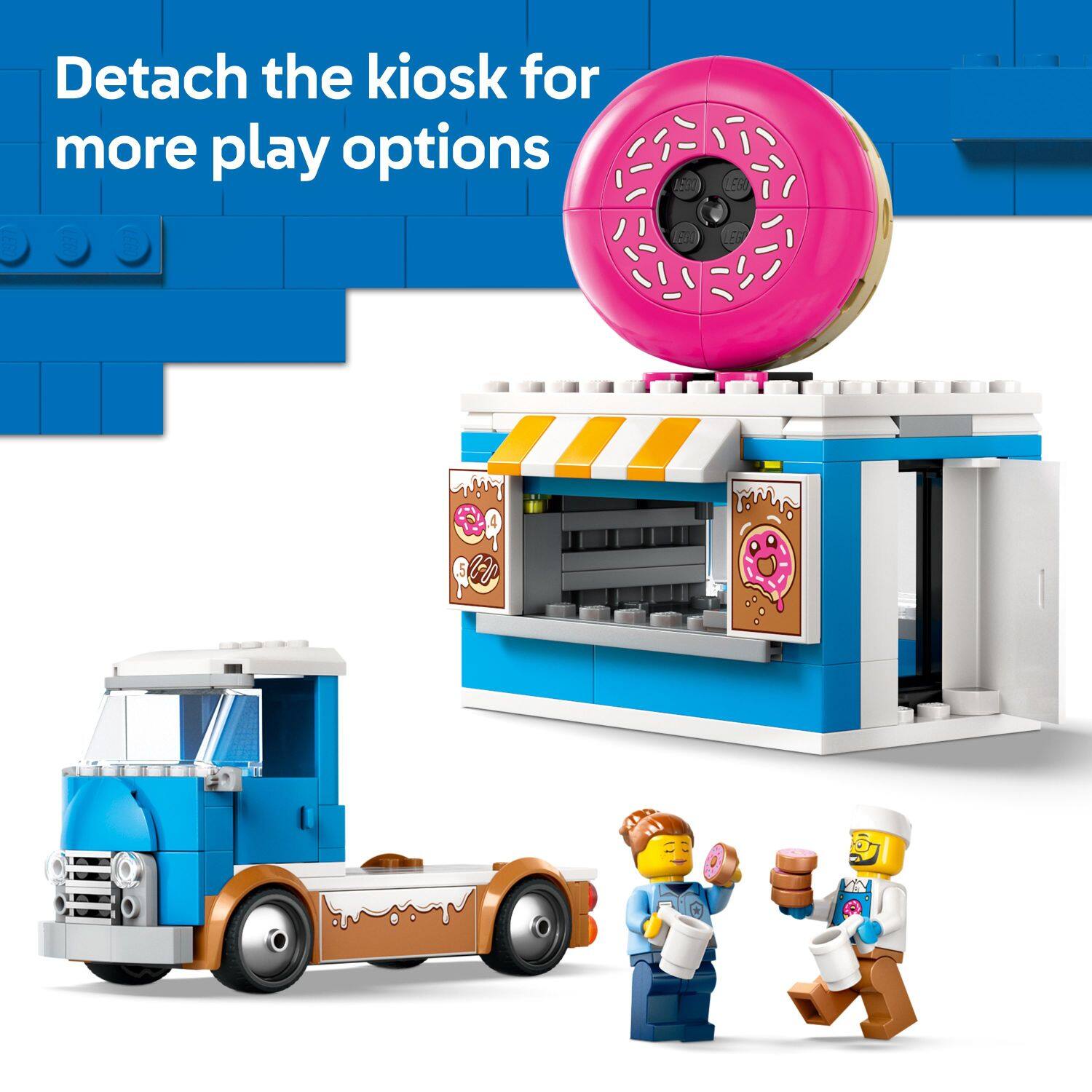 LEGO City Donut Truck Building Toy 60452 6526283 - Best Buy