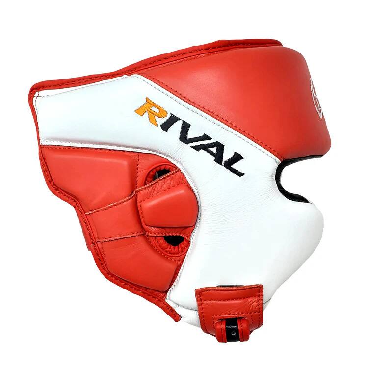 RIVAL Boxing RHGC2C Headgear w/ Cheek Protectors XL Red/White RHGC2C ...