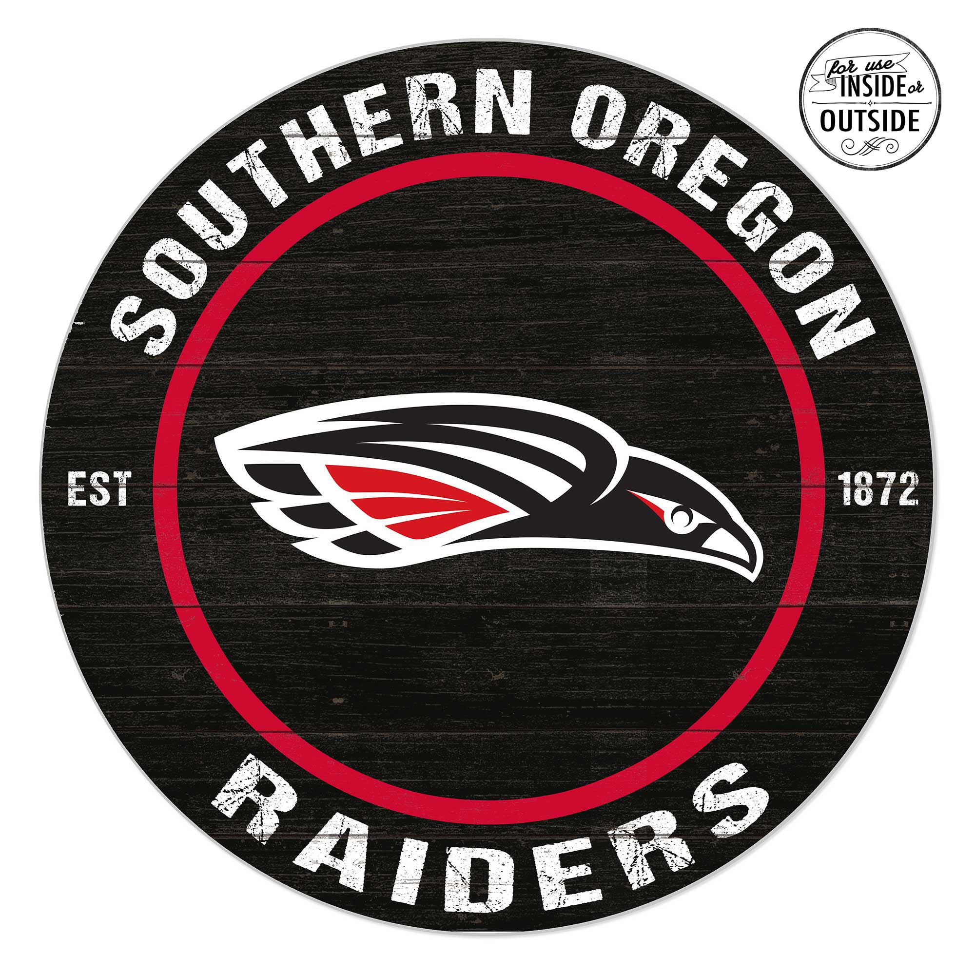 Jardine Southern Oregon Raiders 20" x 20" Indoor/Outdoor Circle Sign ...