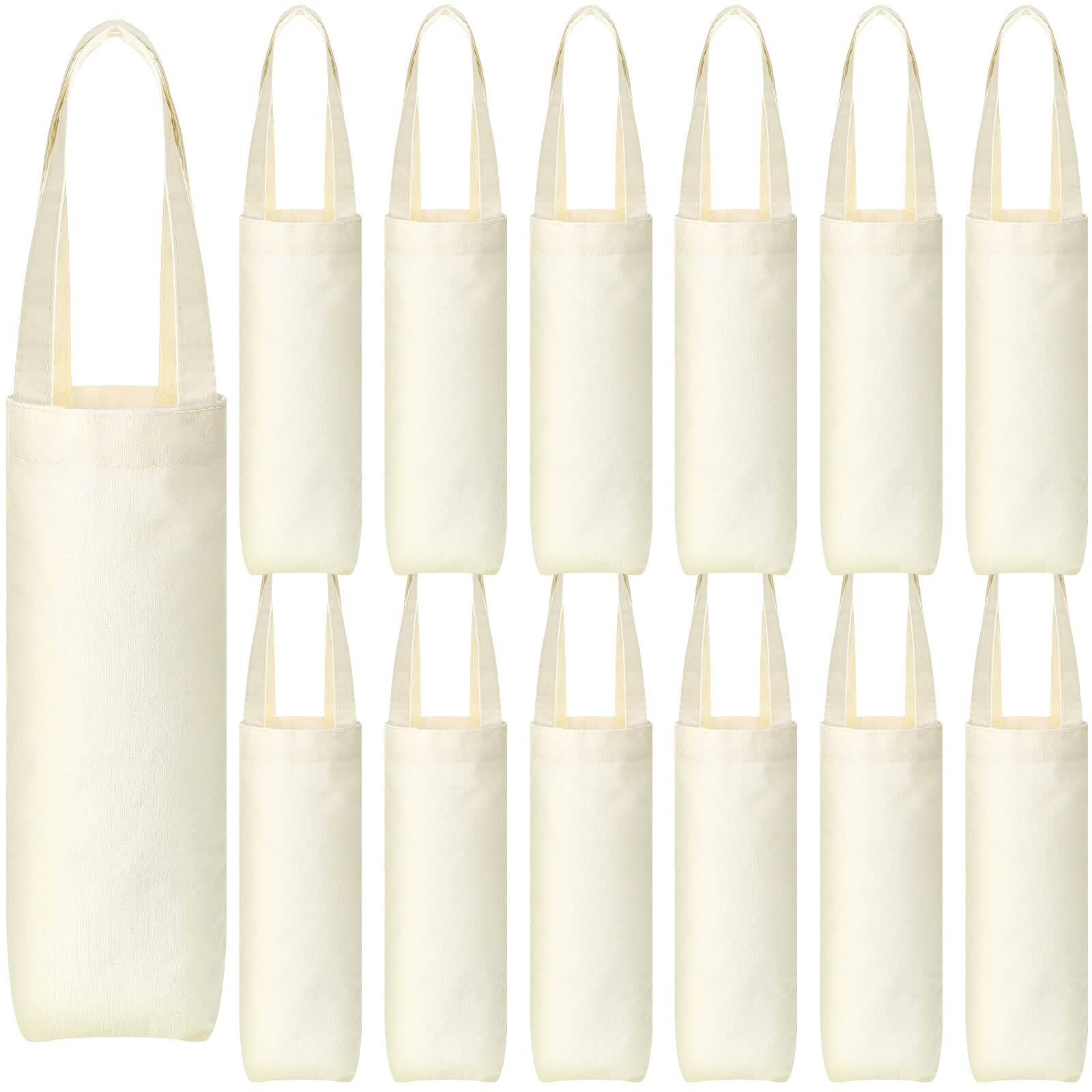 Paradigms Interiors Canvas Wine Bags With Handle Inch Burlap ...