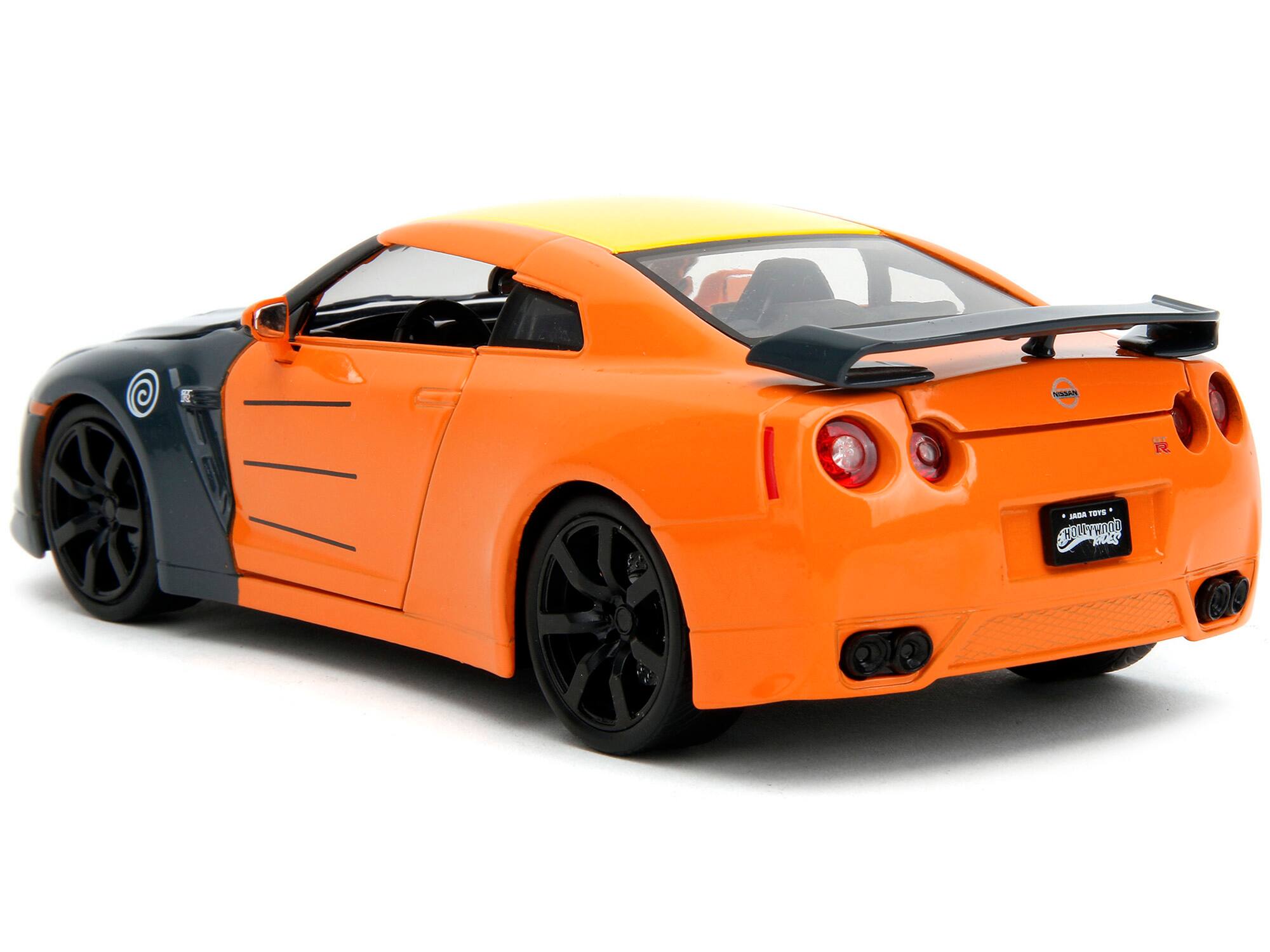 Jada 2009 Nissan GT R R35 Orange Dark Gray Yellow Top Graphics with ...
